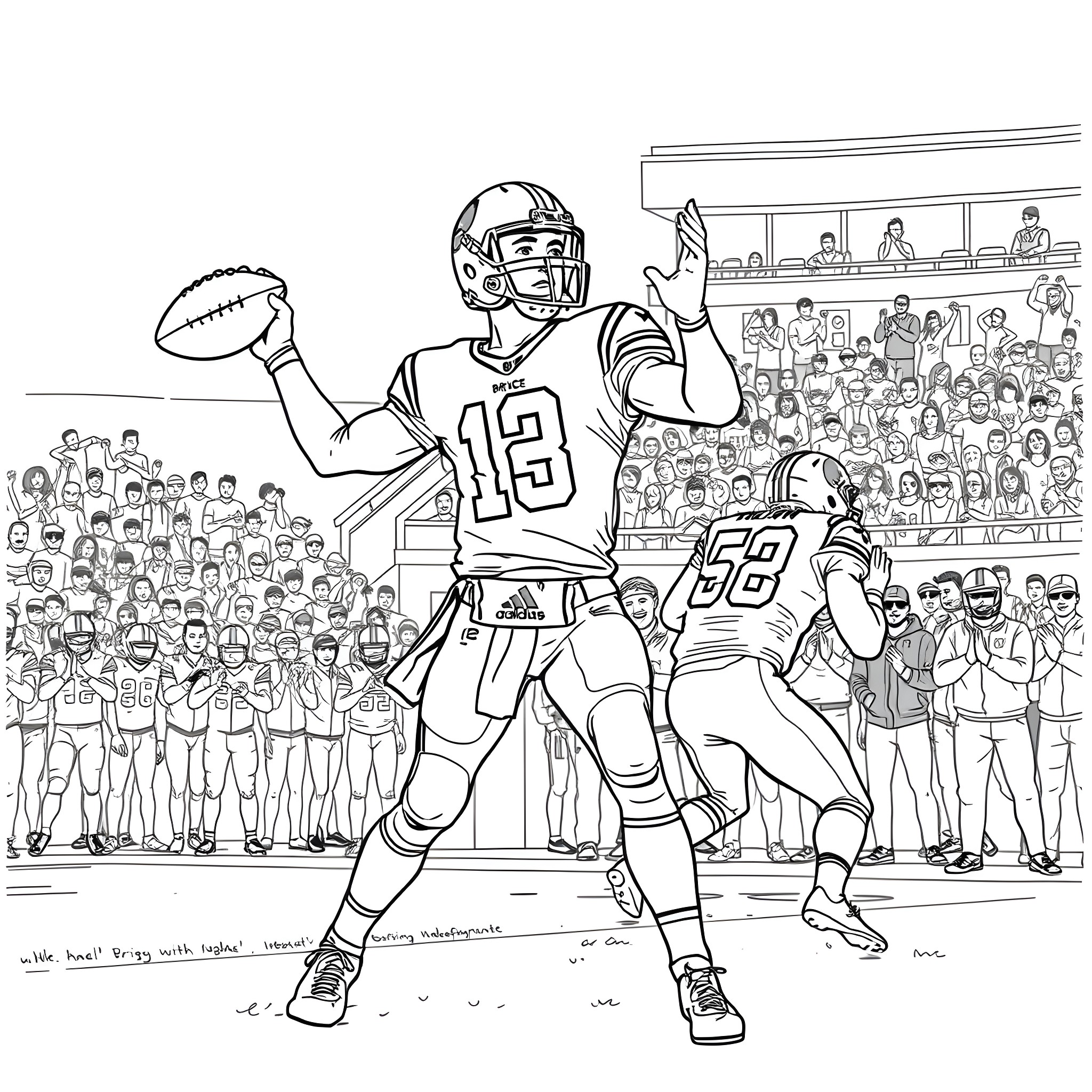 Best Bryce Young Coloring Pages (Free Printable PDF)