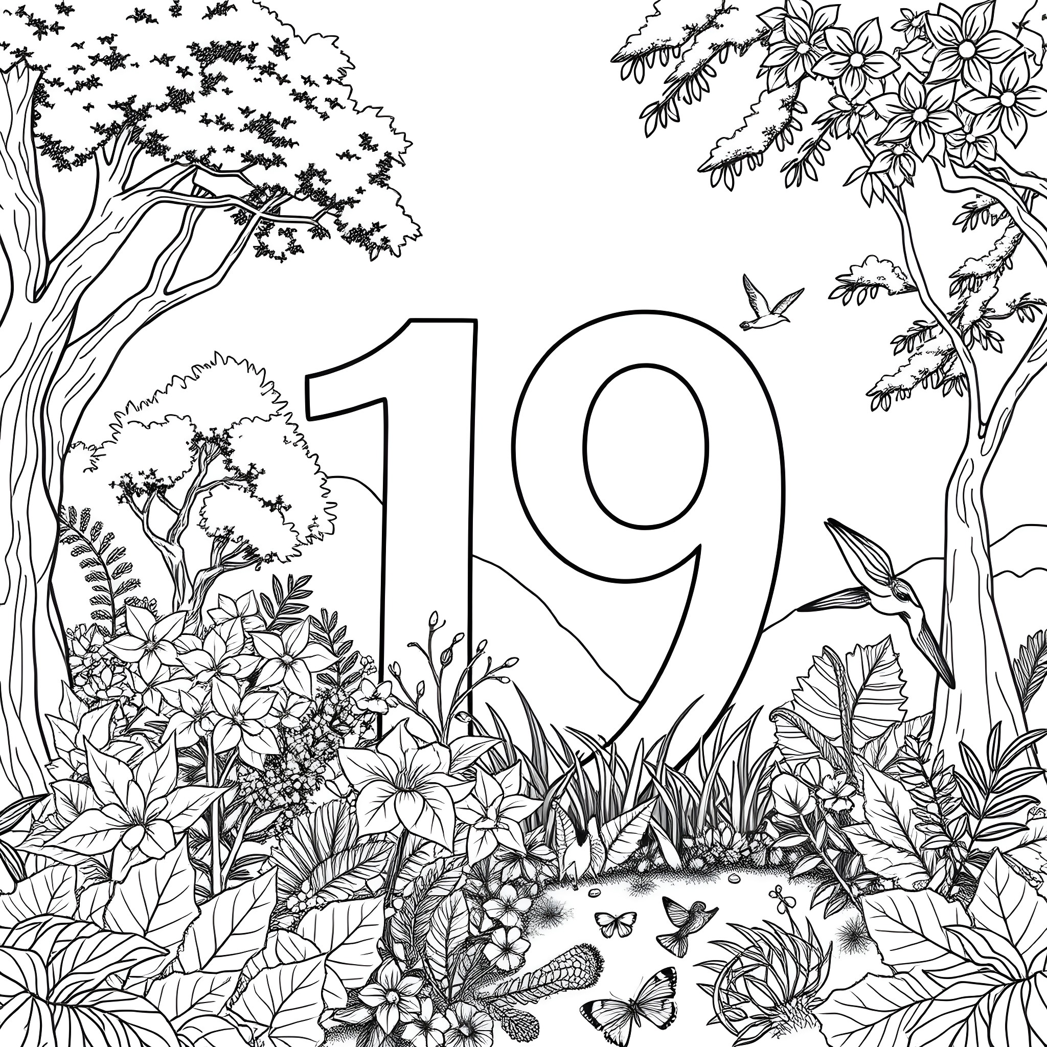 Best Number Coloring Pages (Free Printable PDF)
