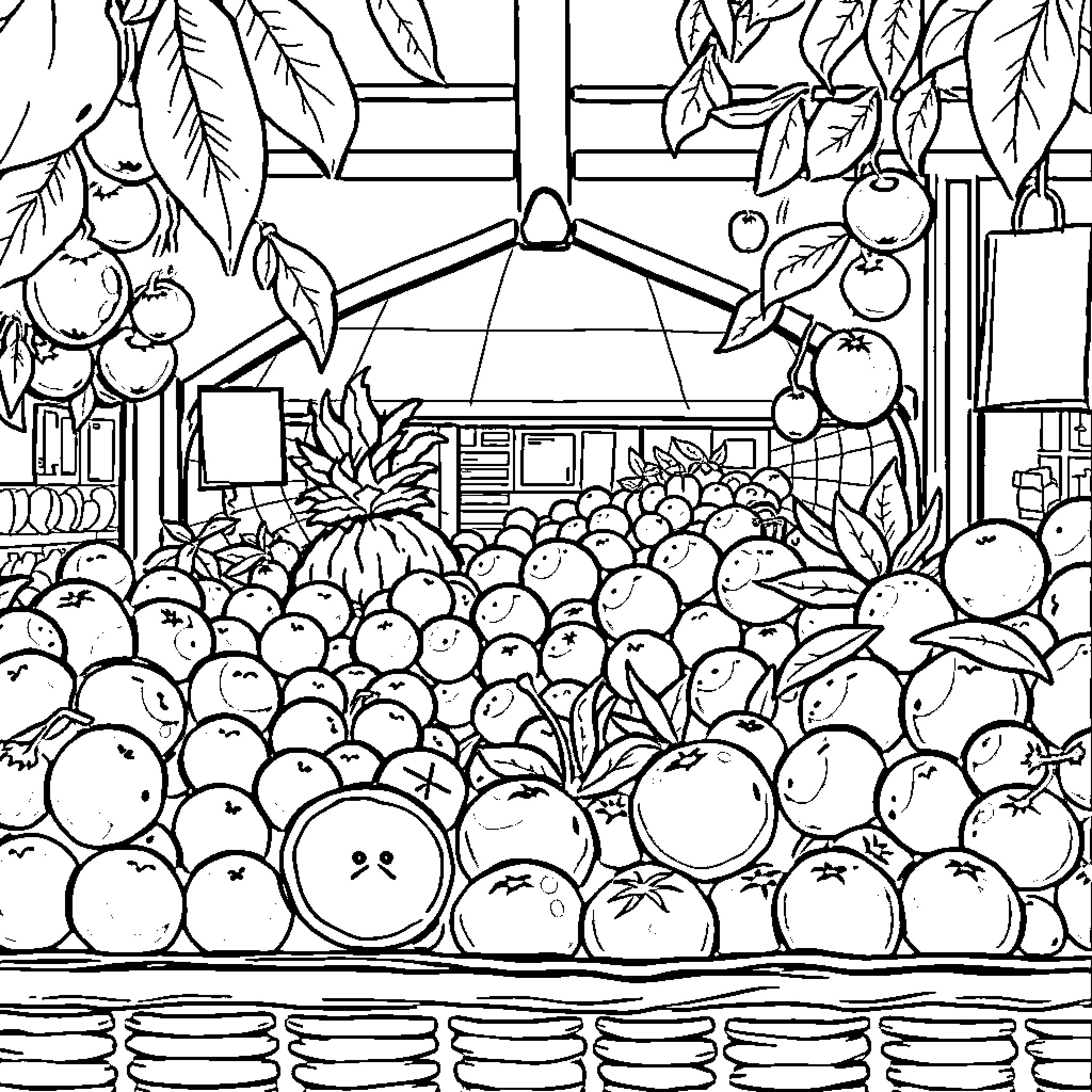 Best Fruit Coloring Pages (Free Printable PDF)