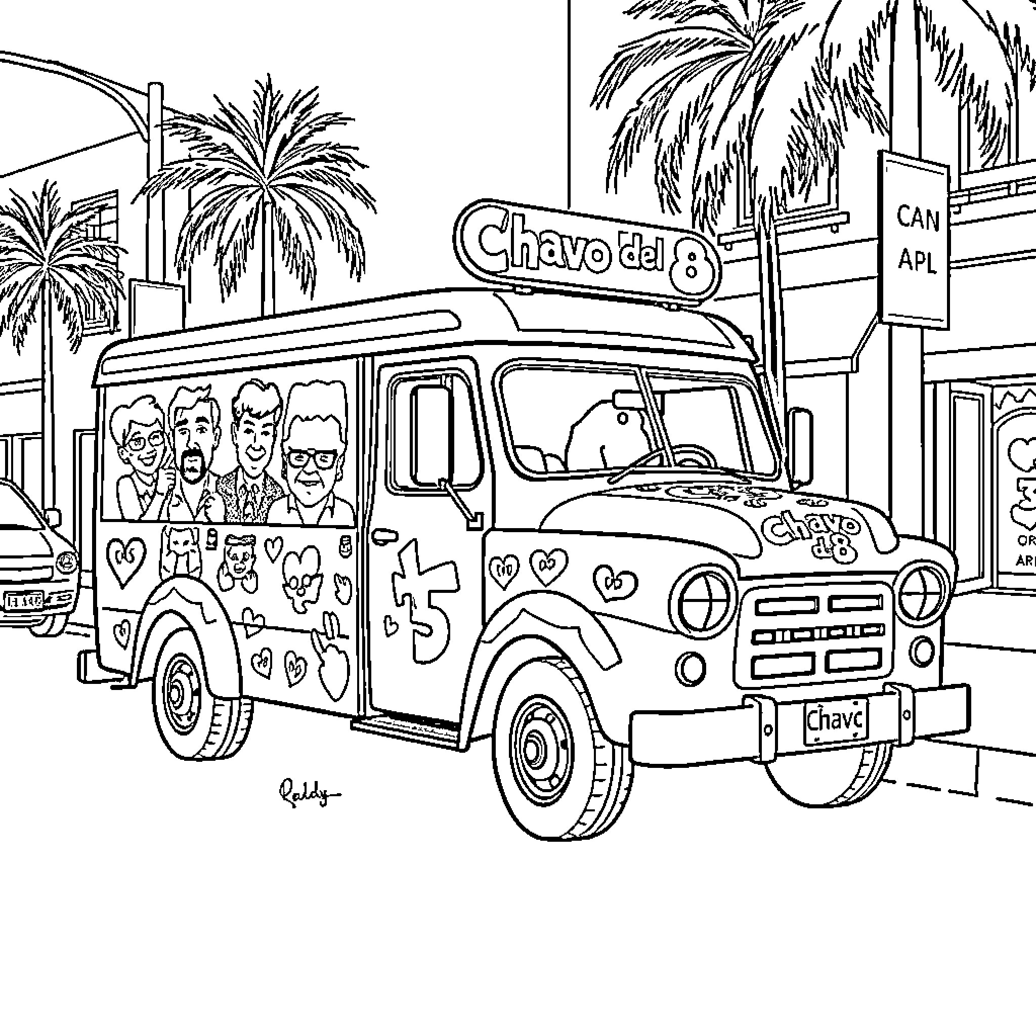 Best Chavo del 8 Coloring Pages (Free Printable PDF)