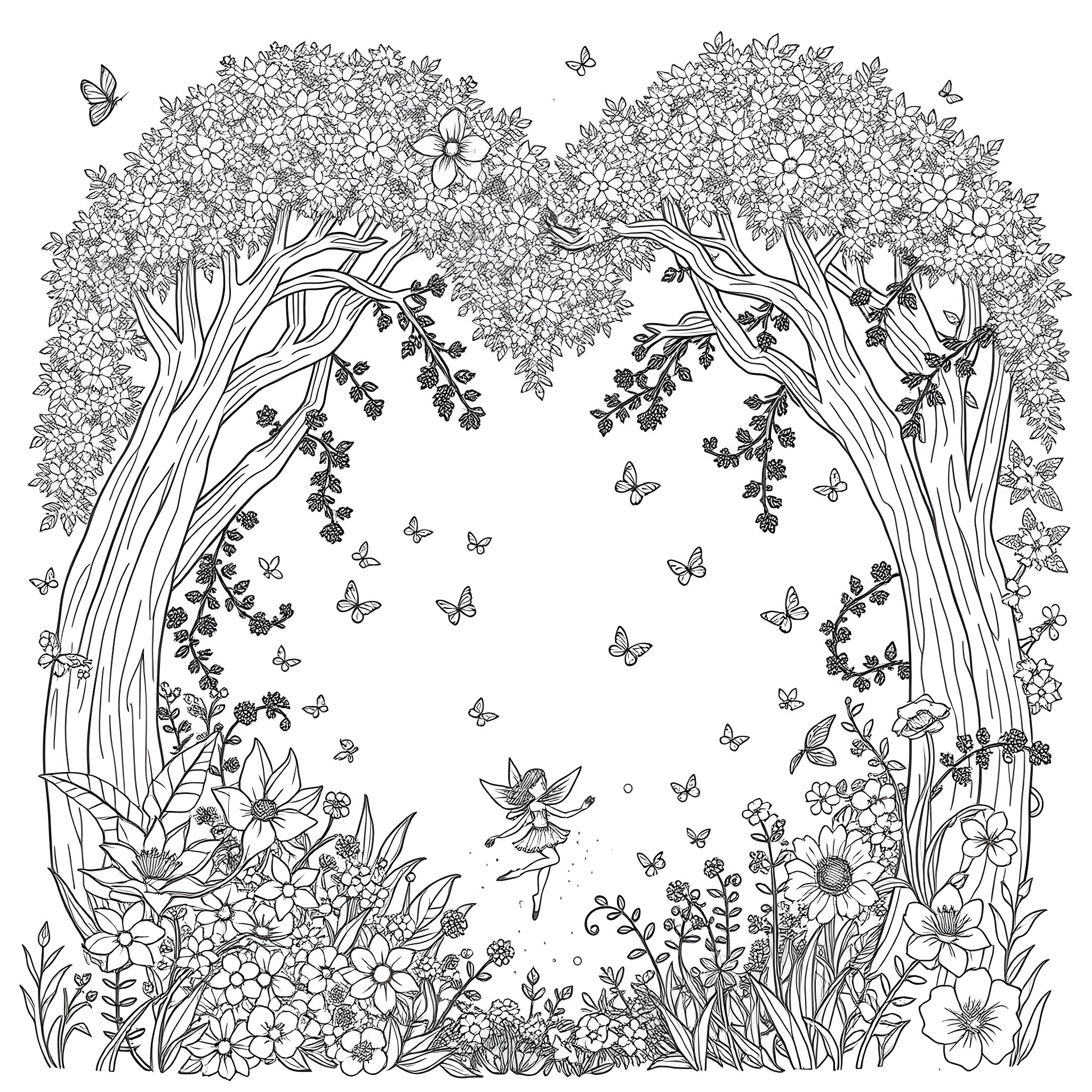 Best Forest Coloring Pages (Free Printable PDF)