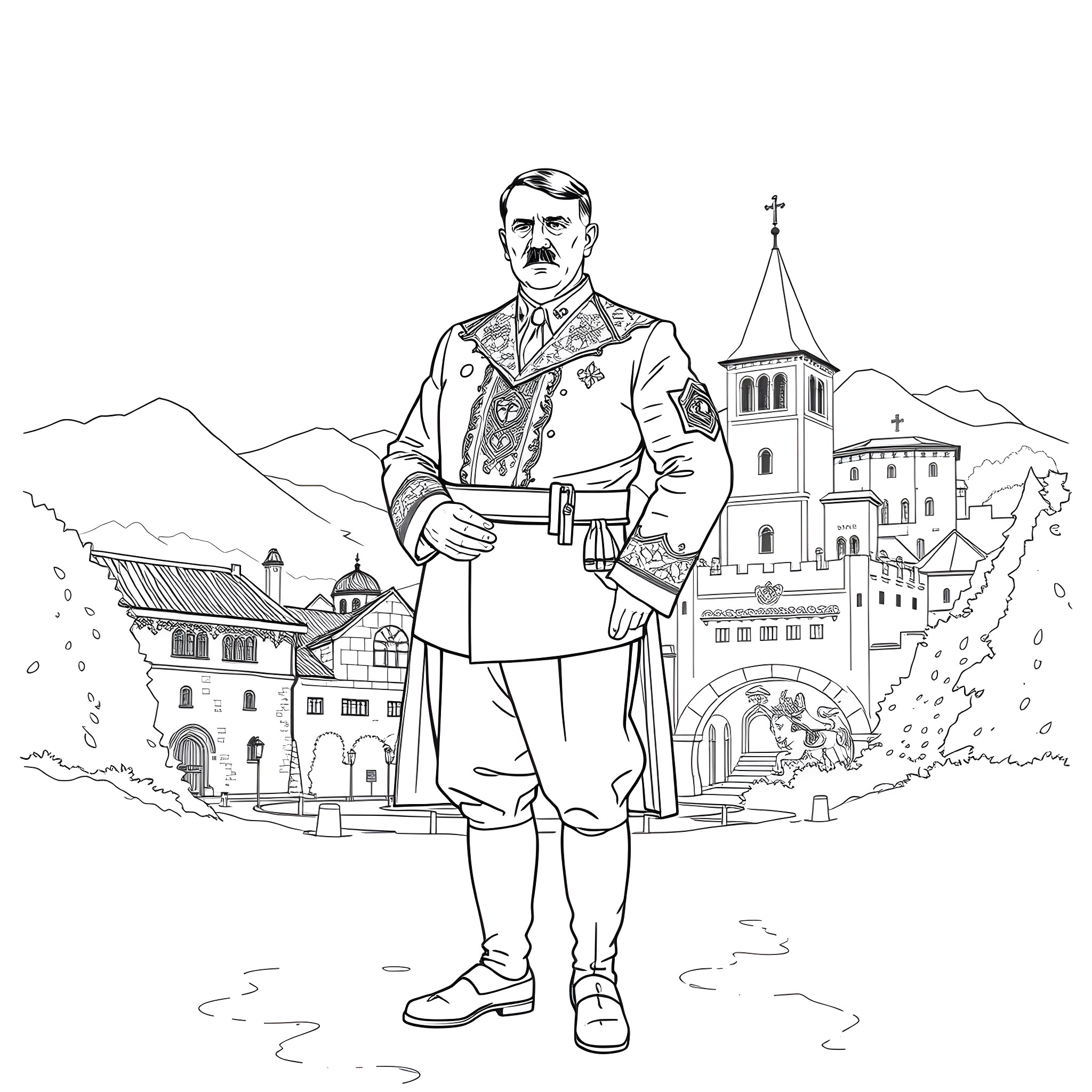Best Adolf Hitler Coloring Pages (Free Printable PDF)