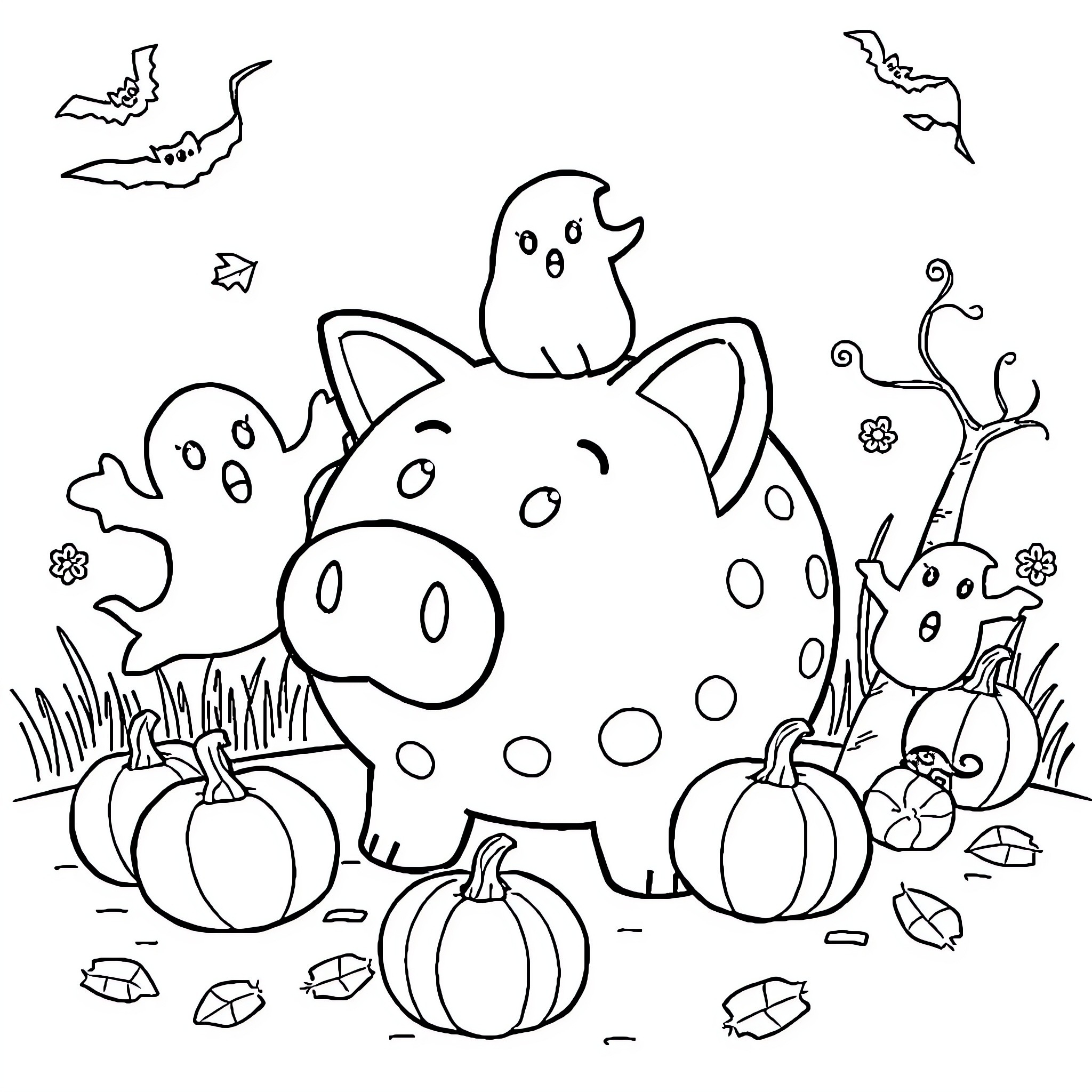 23 Best Piggy Bank Coloring Pages (Free Printable PDFs)