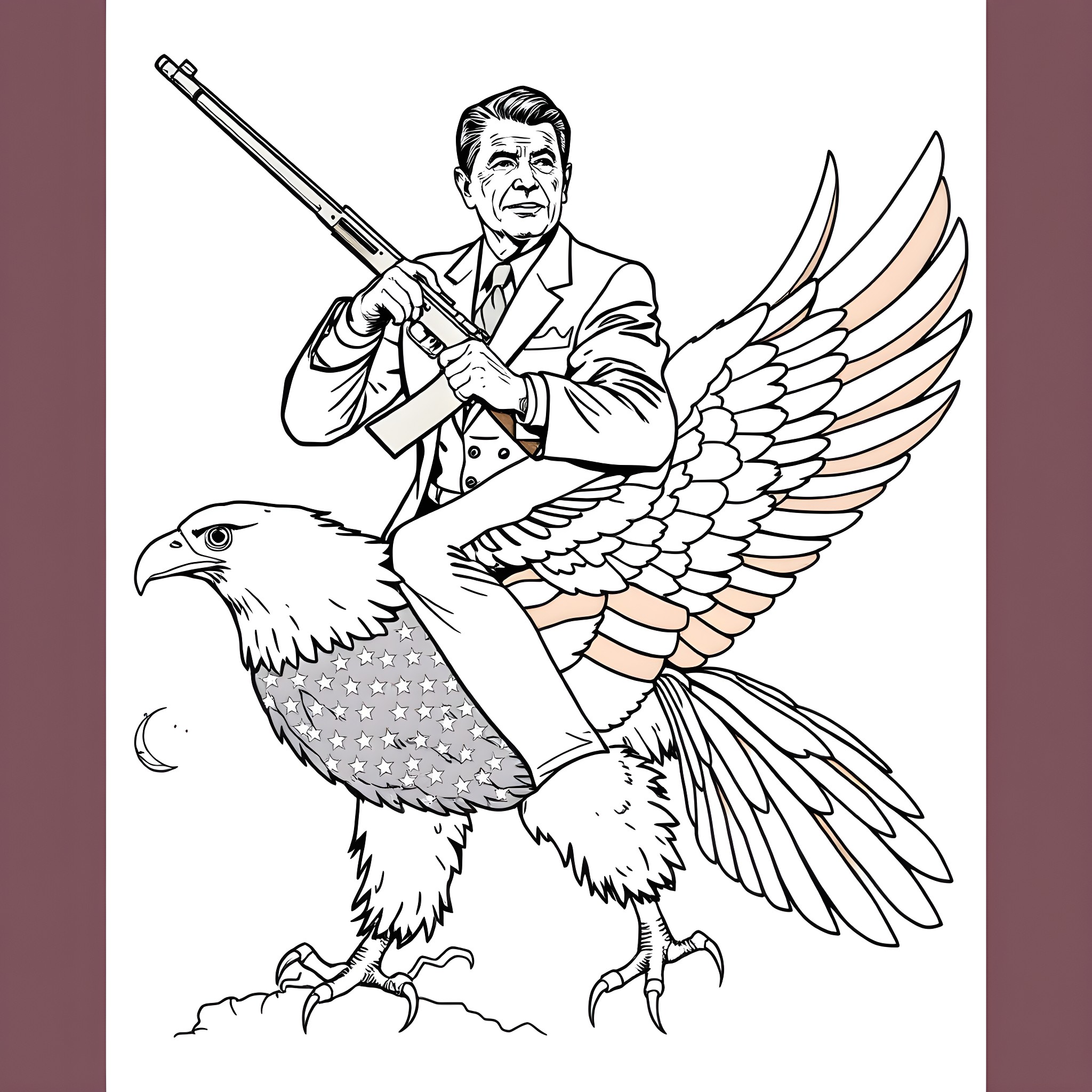 1 Best Ronald Reagan Coloring Pages (Free Printable PDFs)