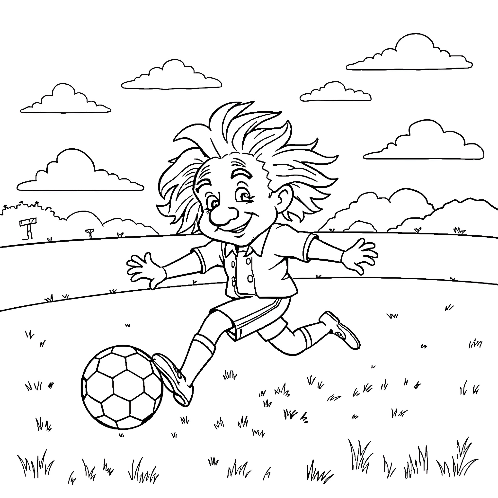 Best Albert Einstein Coloring Pages (Free Printable PDF)