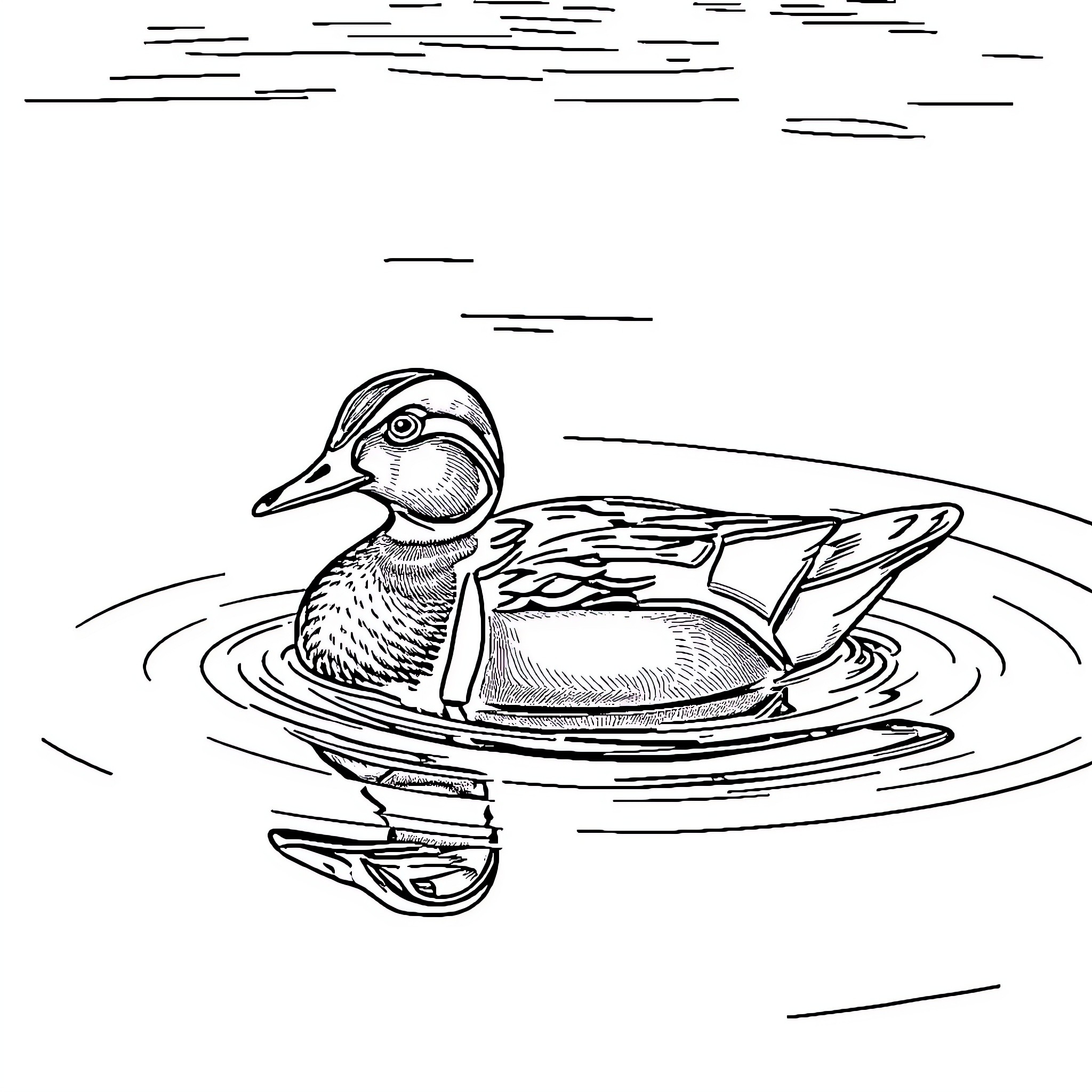 Best Wood Duck Coloring Pages (Free Printable PDF)
