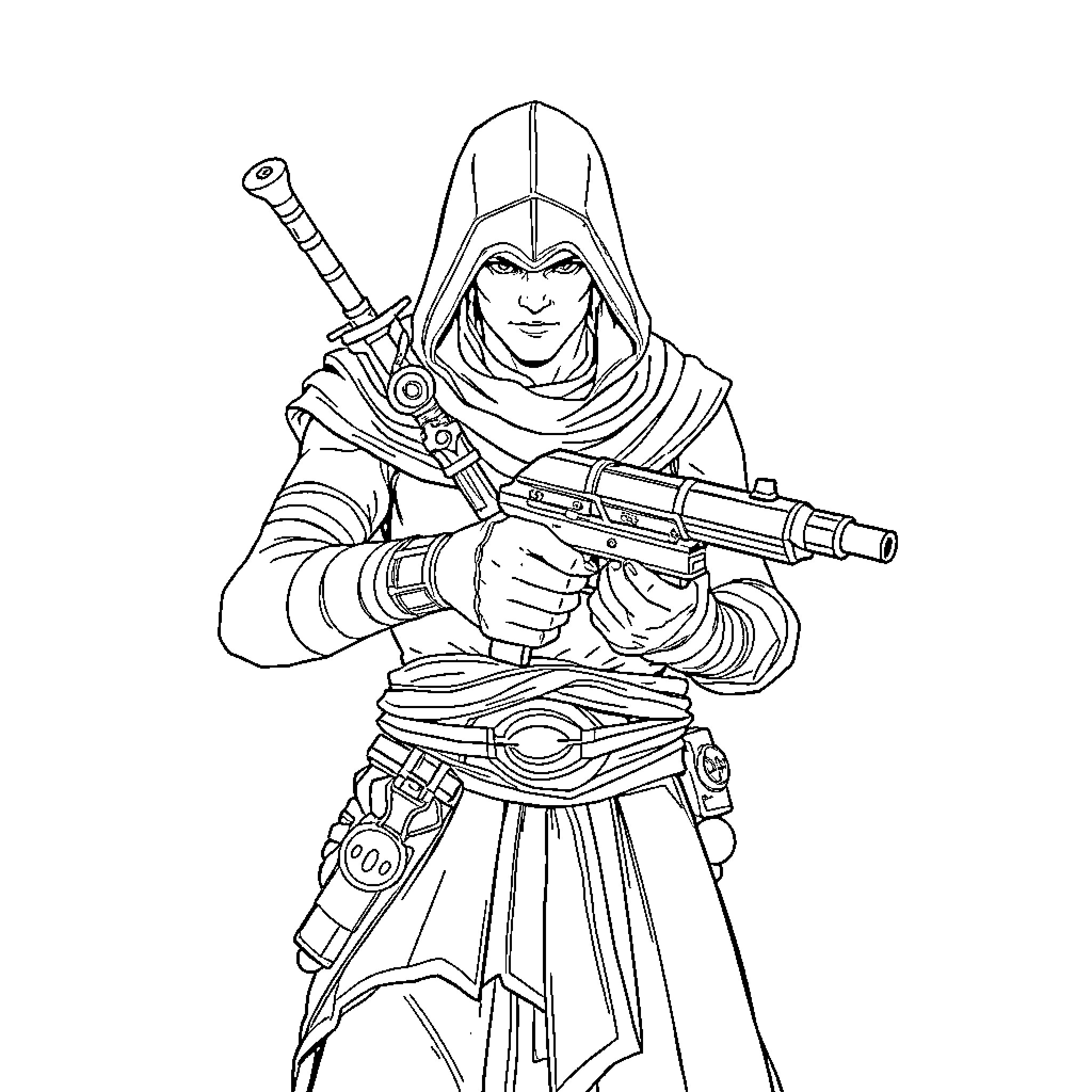 Best Assassin Coloring Pages (Free Printable PDF)