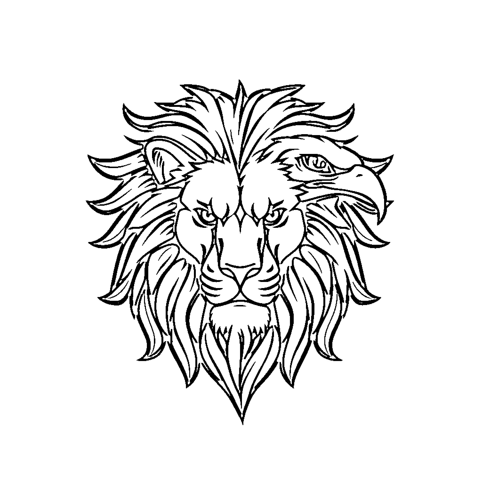 Best Lion Eagle Coloring Pages (Free Printable PDF)