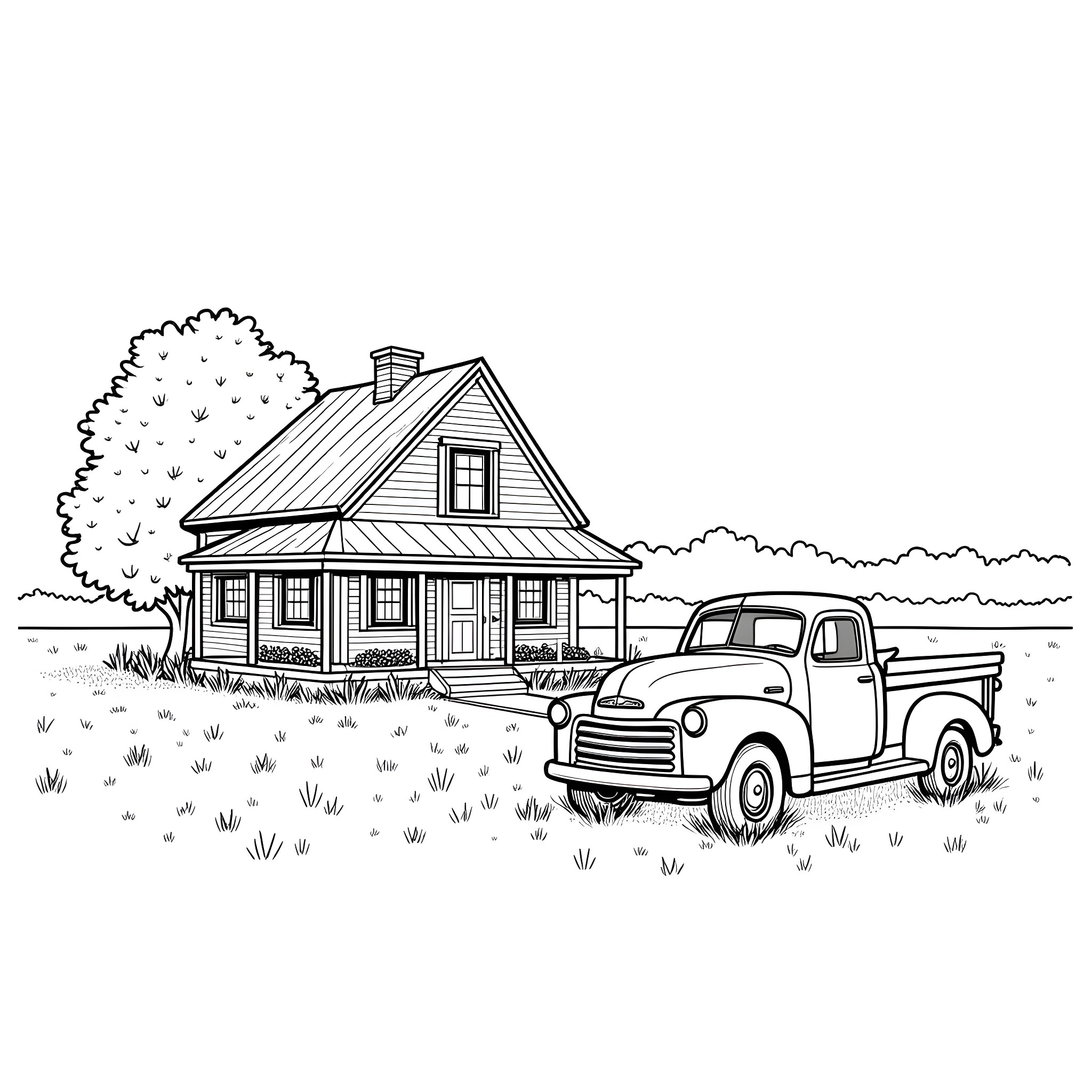 Best Farmhouse Coloring Pages (Free Printable PDF)