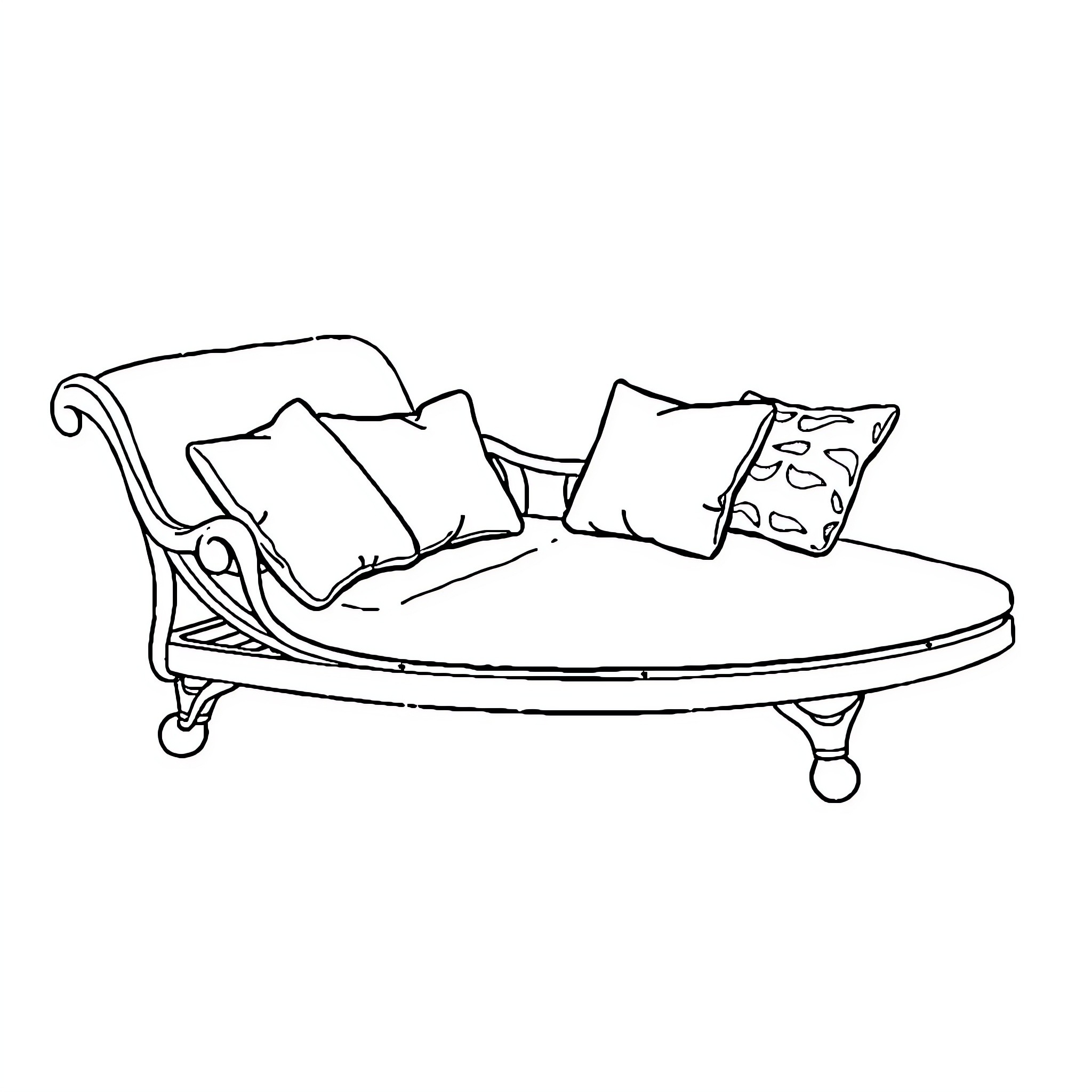 Best Chaise Coloring Pages (Free Printable PDF)