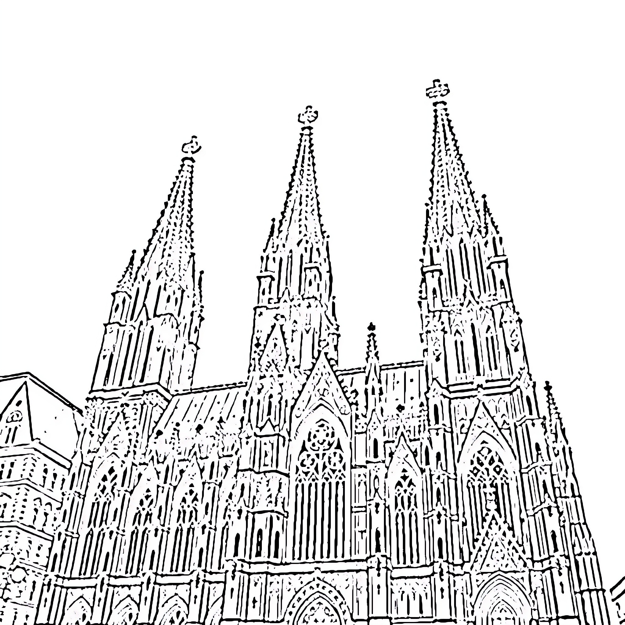 Best Cologne Cathedral Coloring Pages (Free Printable PDF)