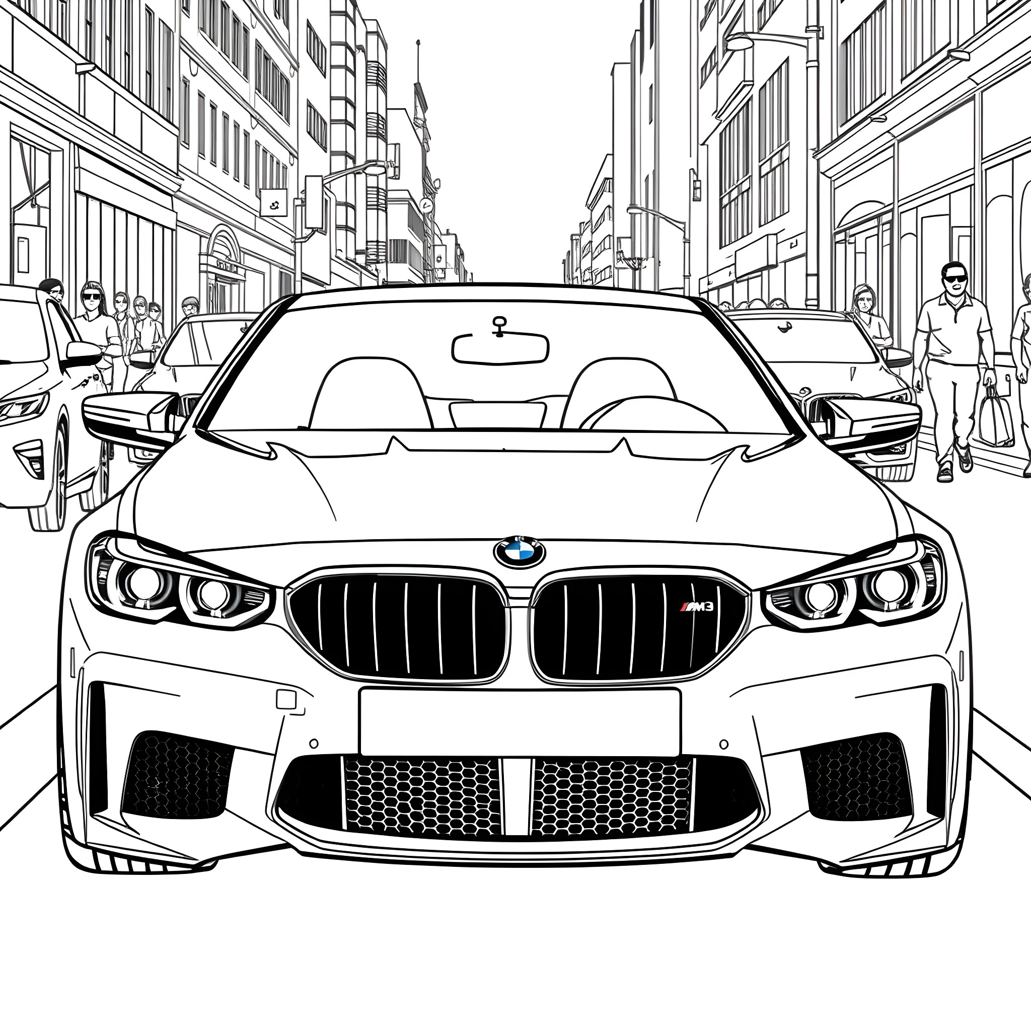 Best BMW M3 Coloring Pages (Free Printable PDF)