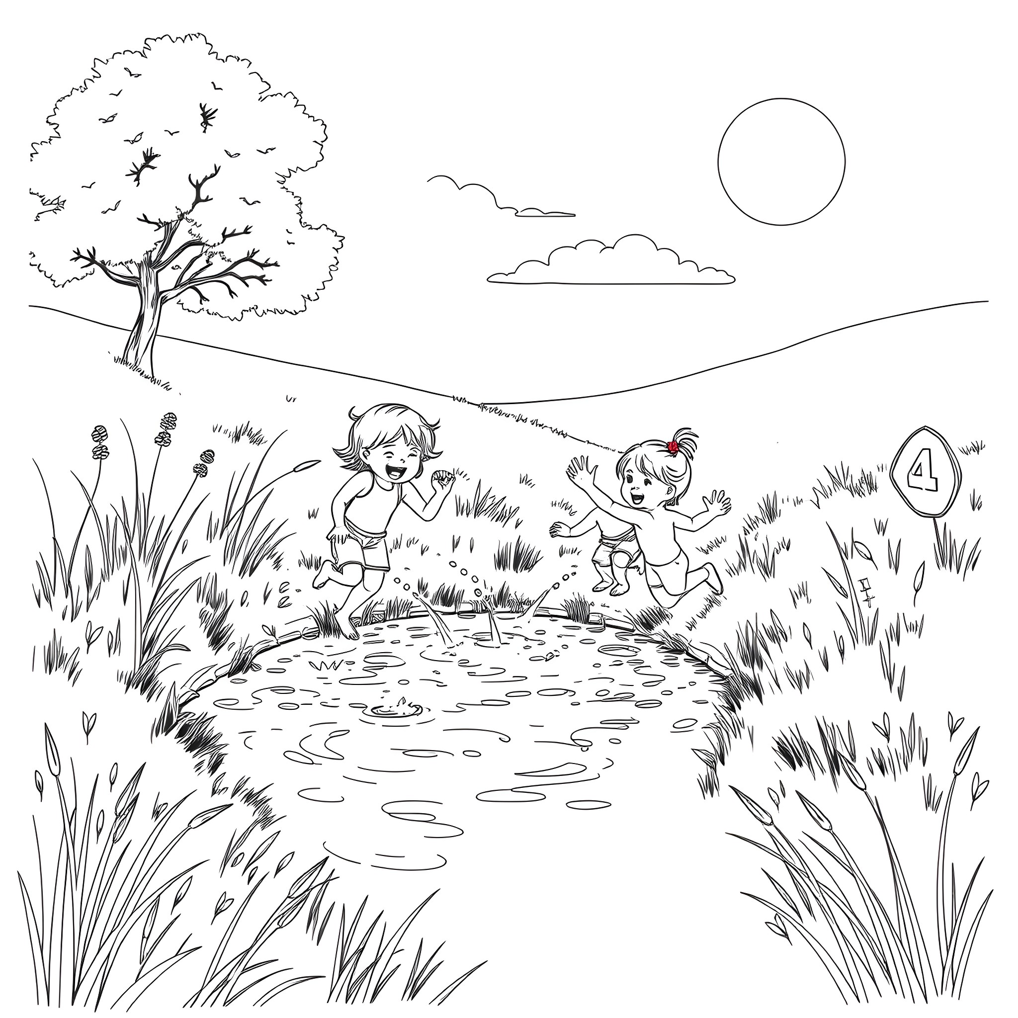 17 Best Stream Coloring Pages (Free Printable PDFs)