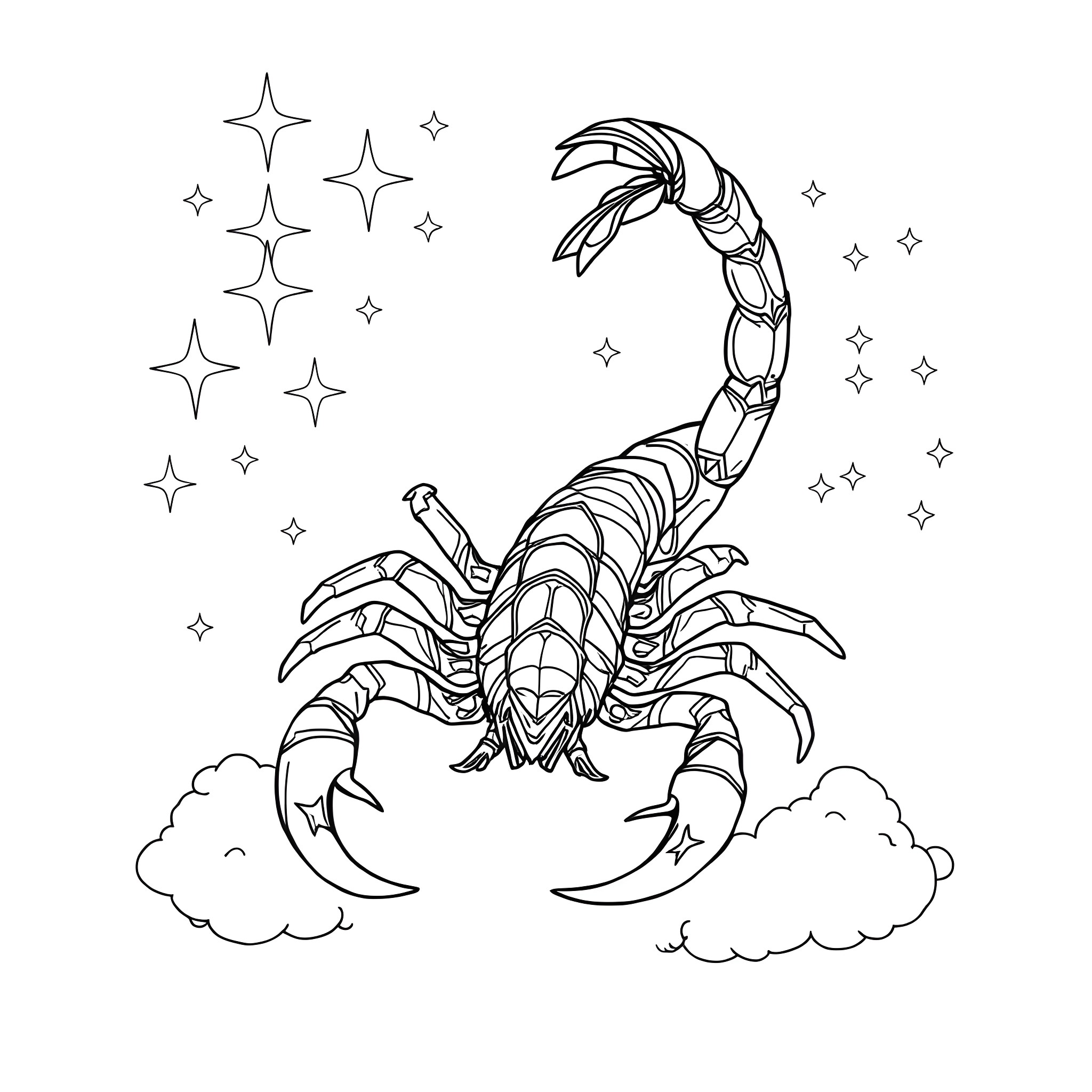 Best Scorpio Coloring Pages (Free Printable PDF)