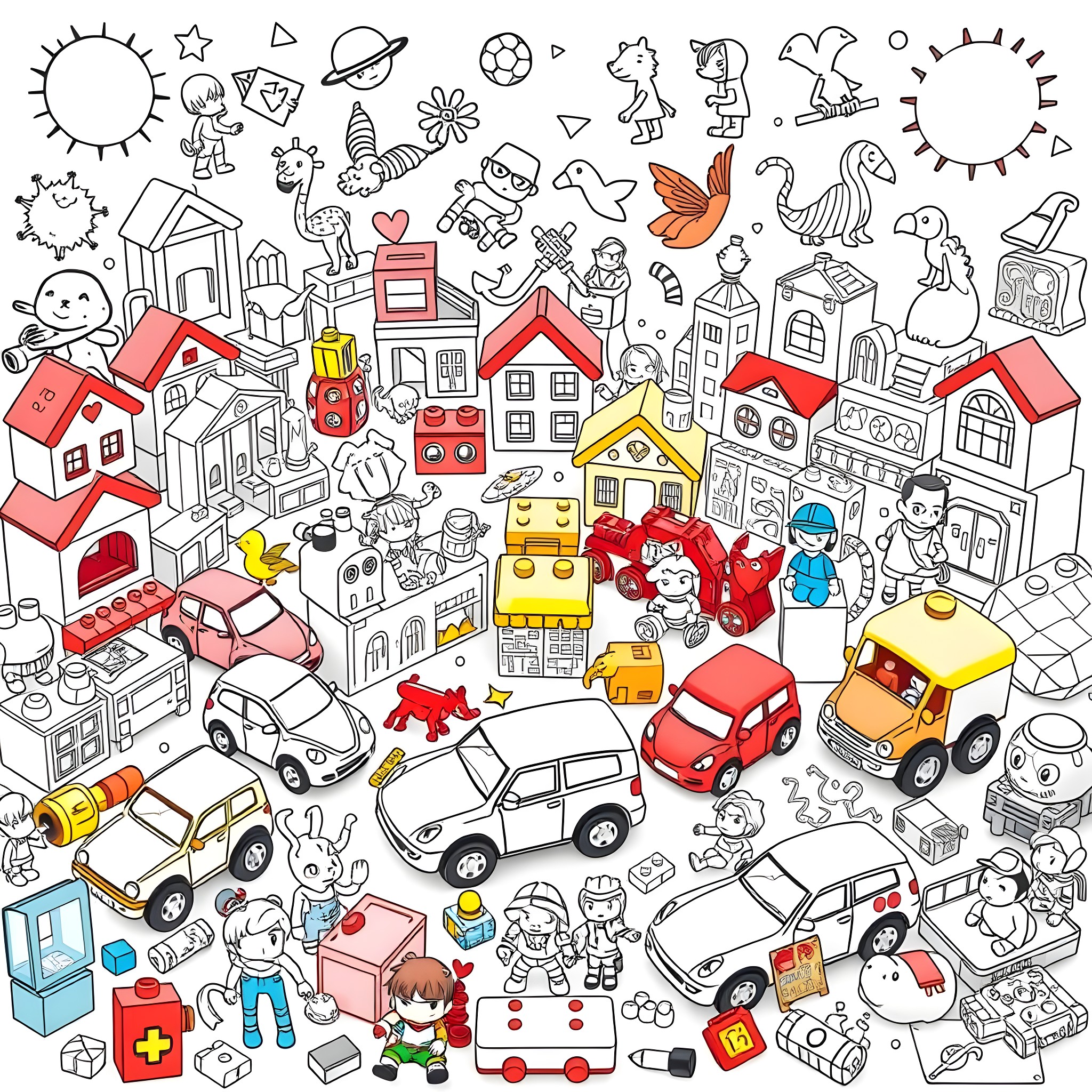 Best Toy Coloring Pages (Free Printable PDF)