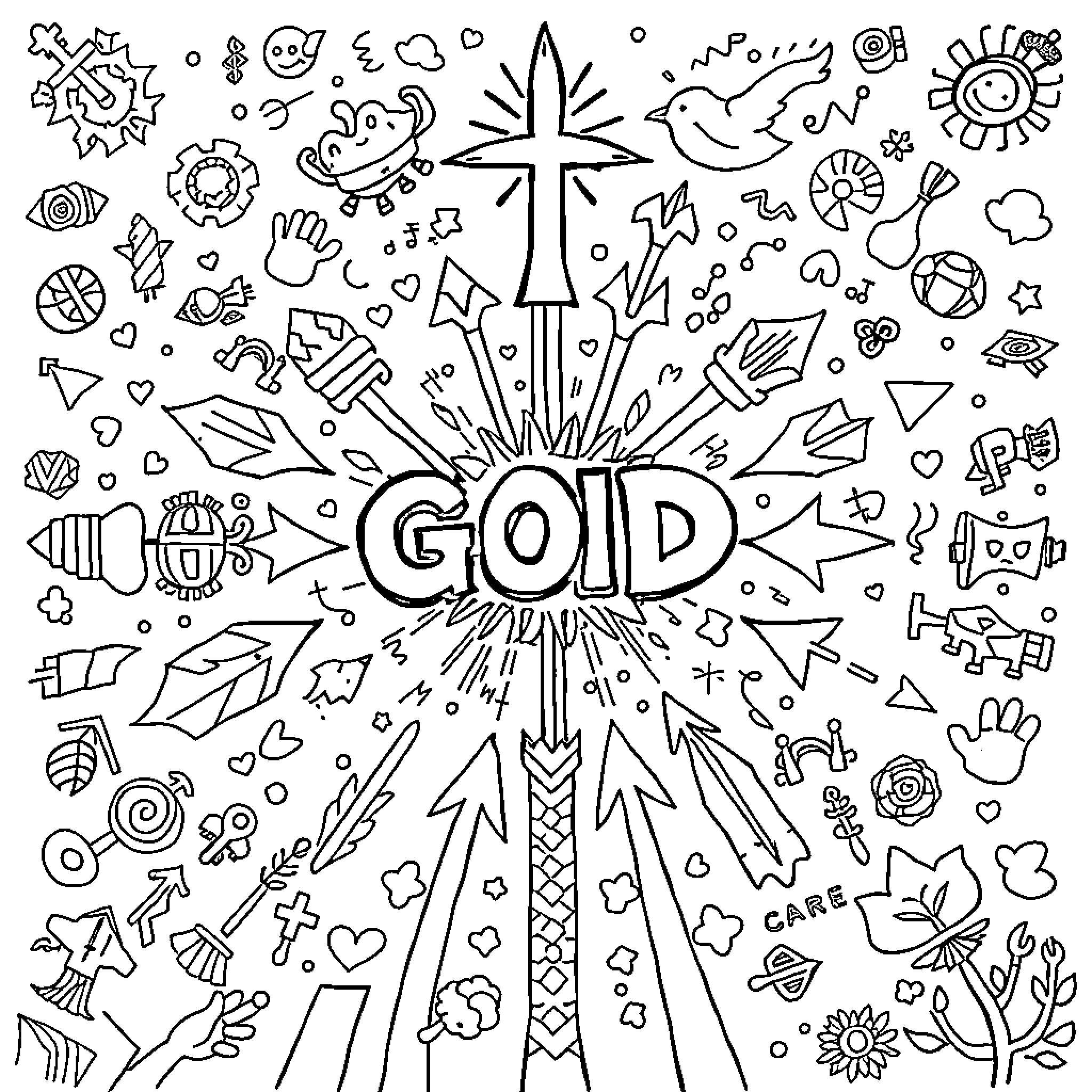 Best God Coloring Pages (Free Printable PDF)