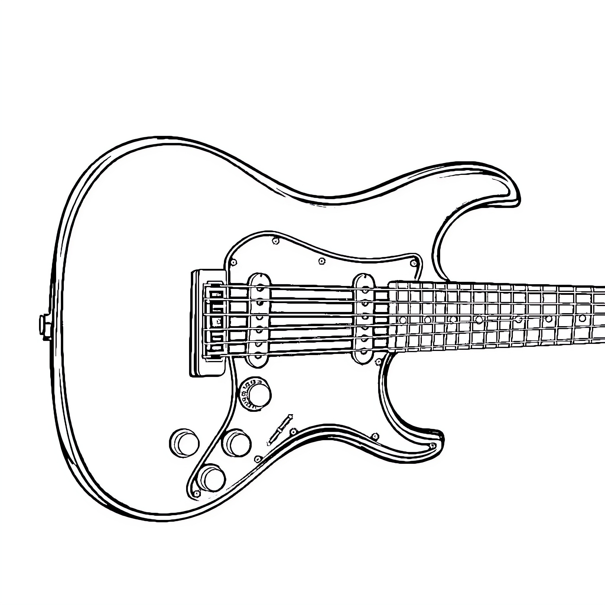 Best Guitar Coloring Pages (Free Printable PDF)