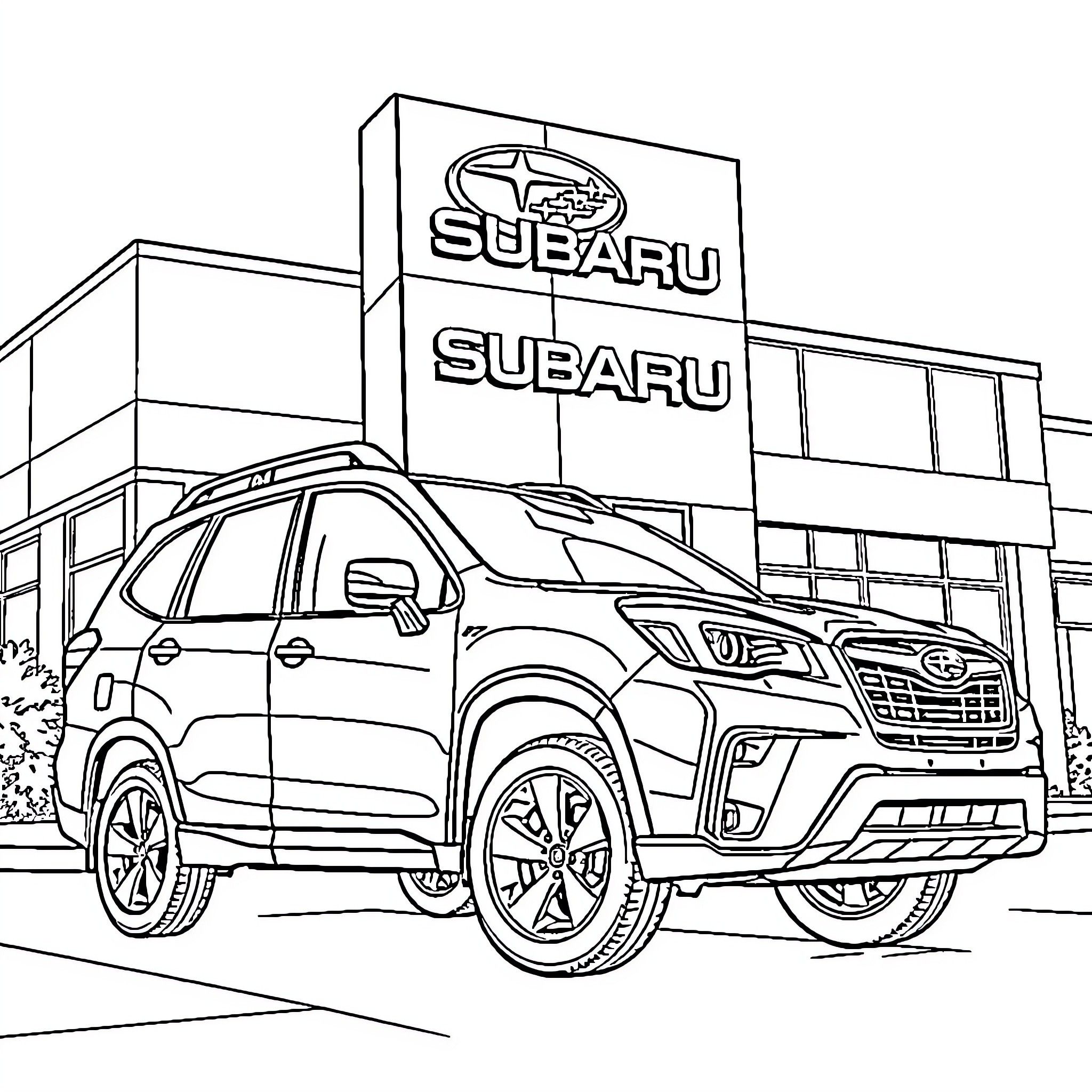 Best Subaru Coloring Pages (Free Printable PDF)