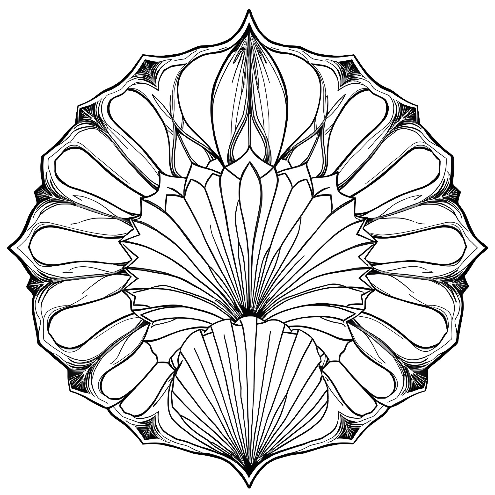 Best Abstract Fan Coloring Pages (Free Printable PDF)