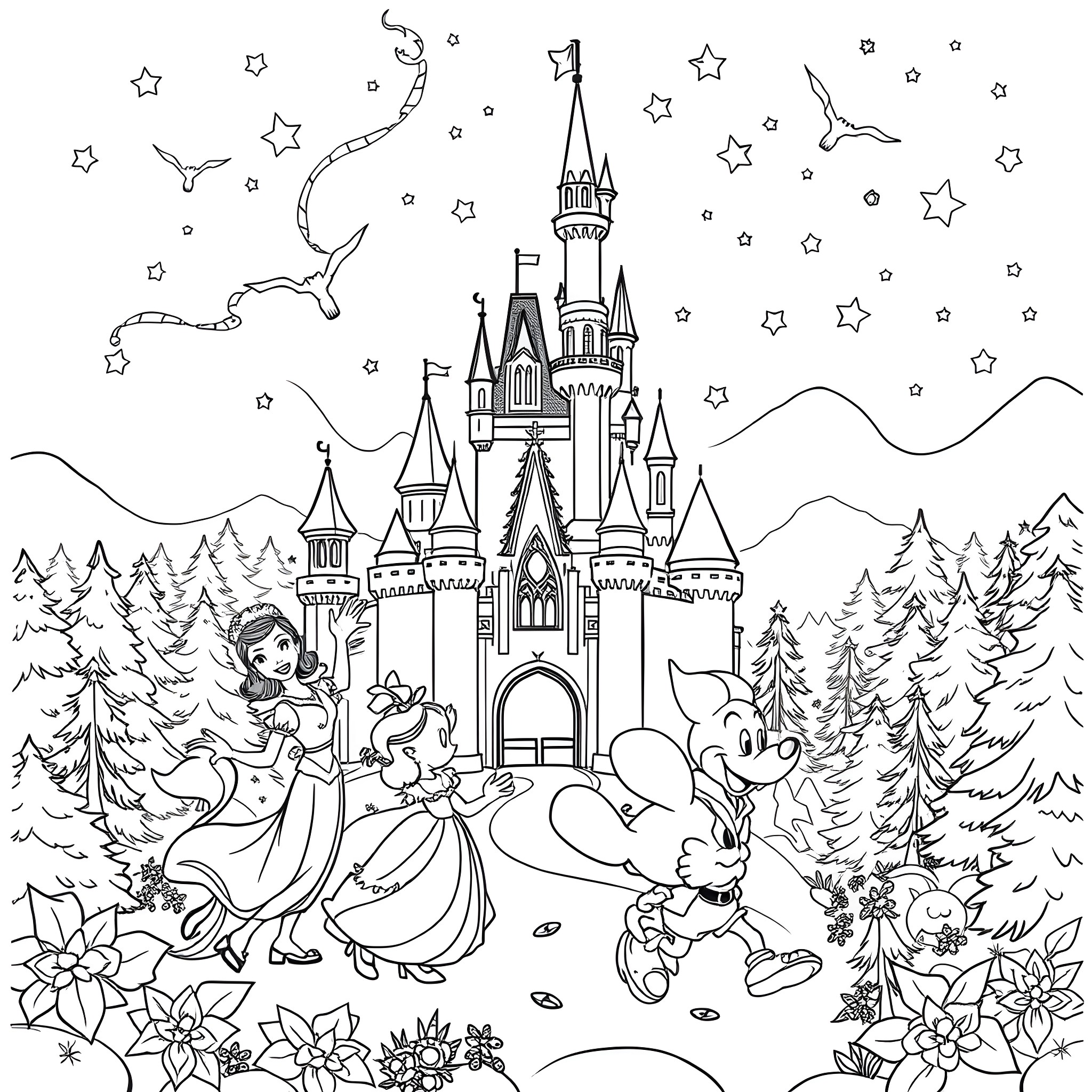 33 Best Disney Coloring Pages (Free Printable PDFs)