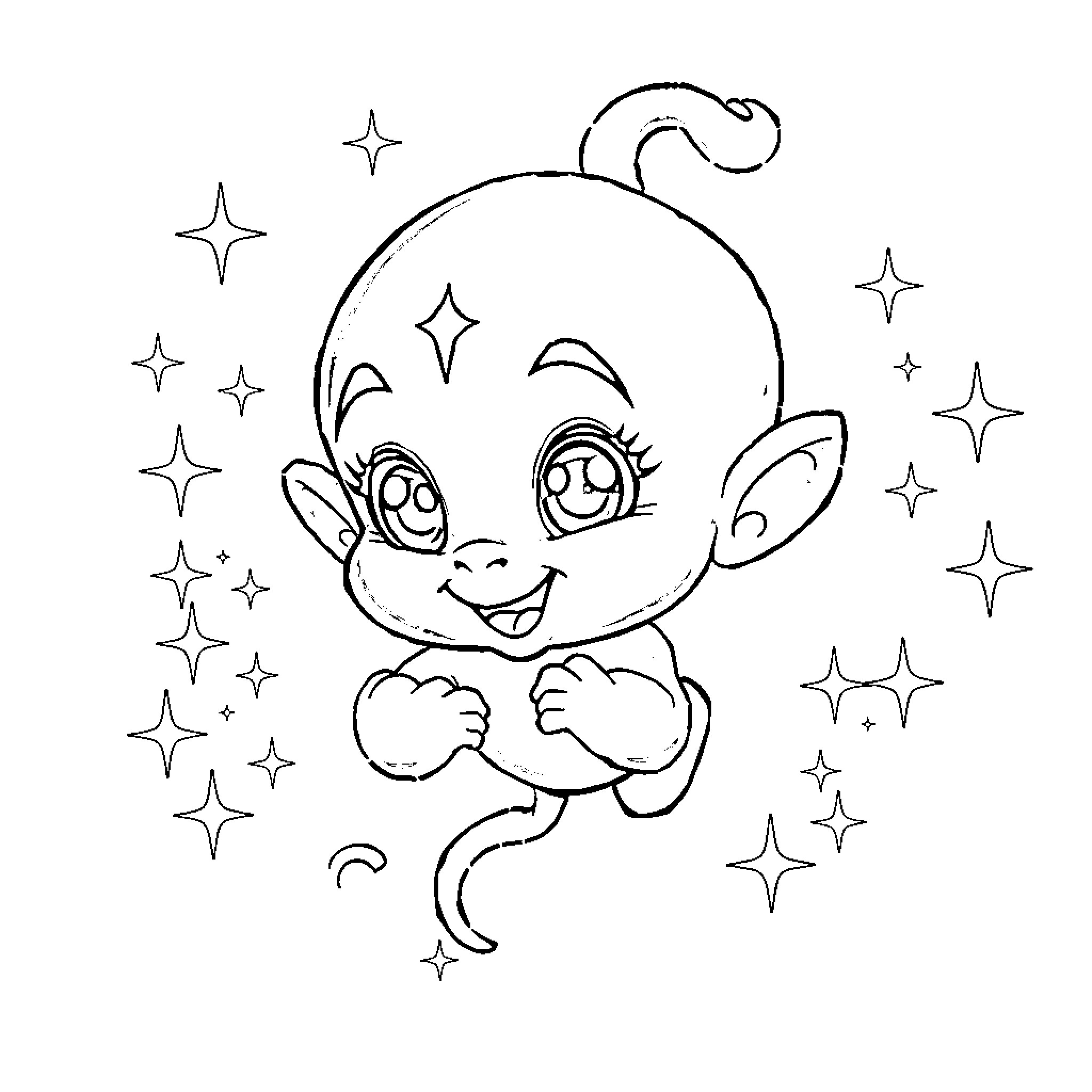 Best Genie Coloring Pages (Free Printable PDF)