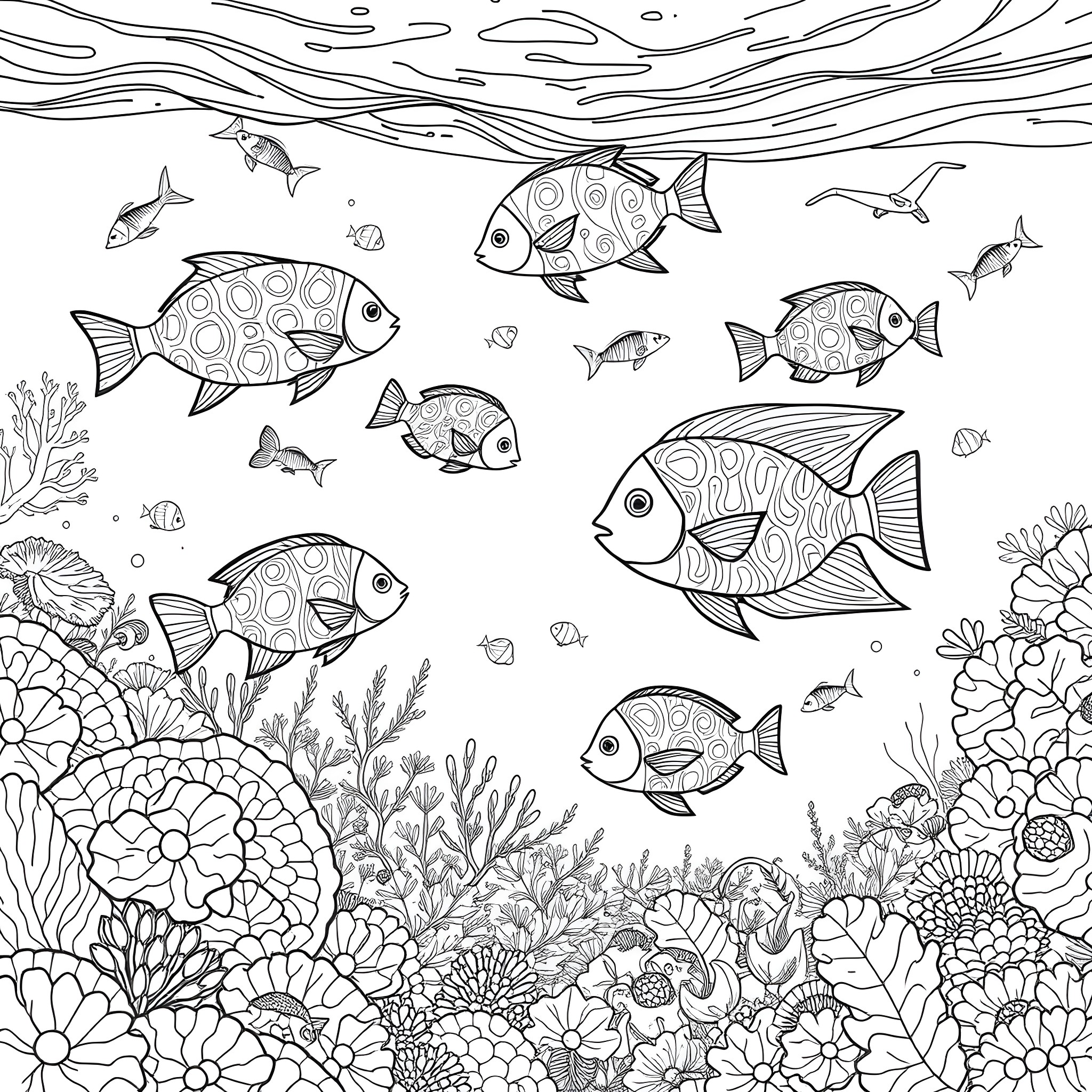 78 Best Fish Coloring Pages (Free Printable PDFs)