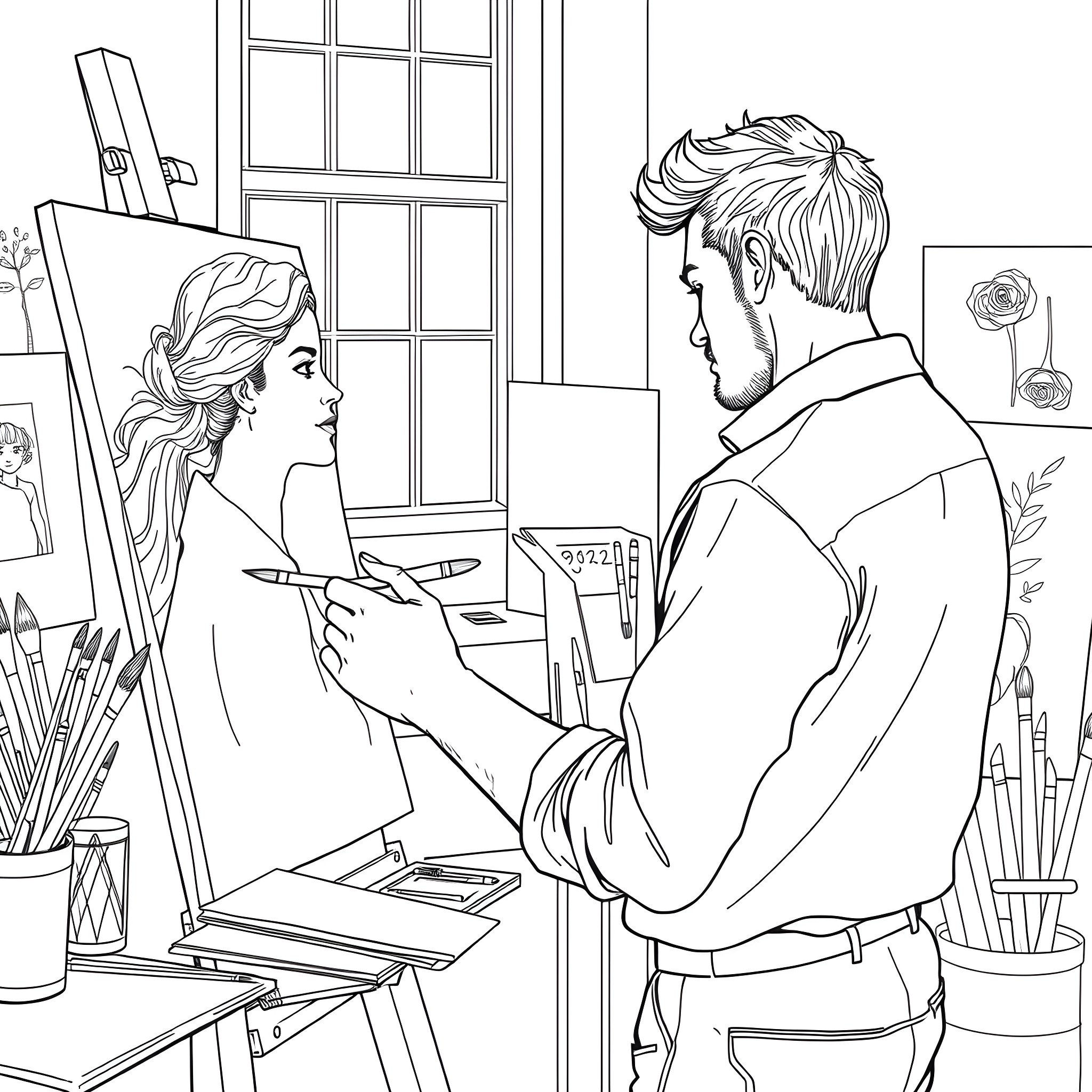 Best Male Coloring Pages (Free Printable PDF)