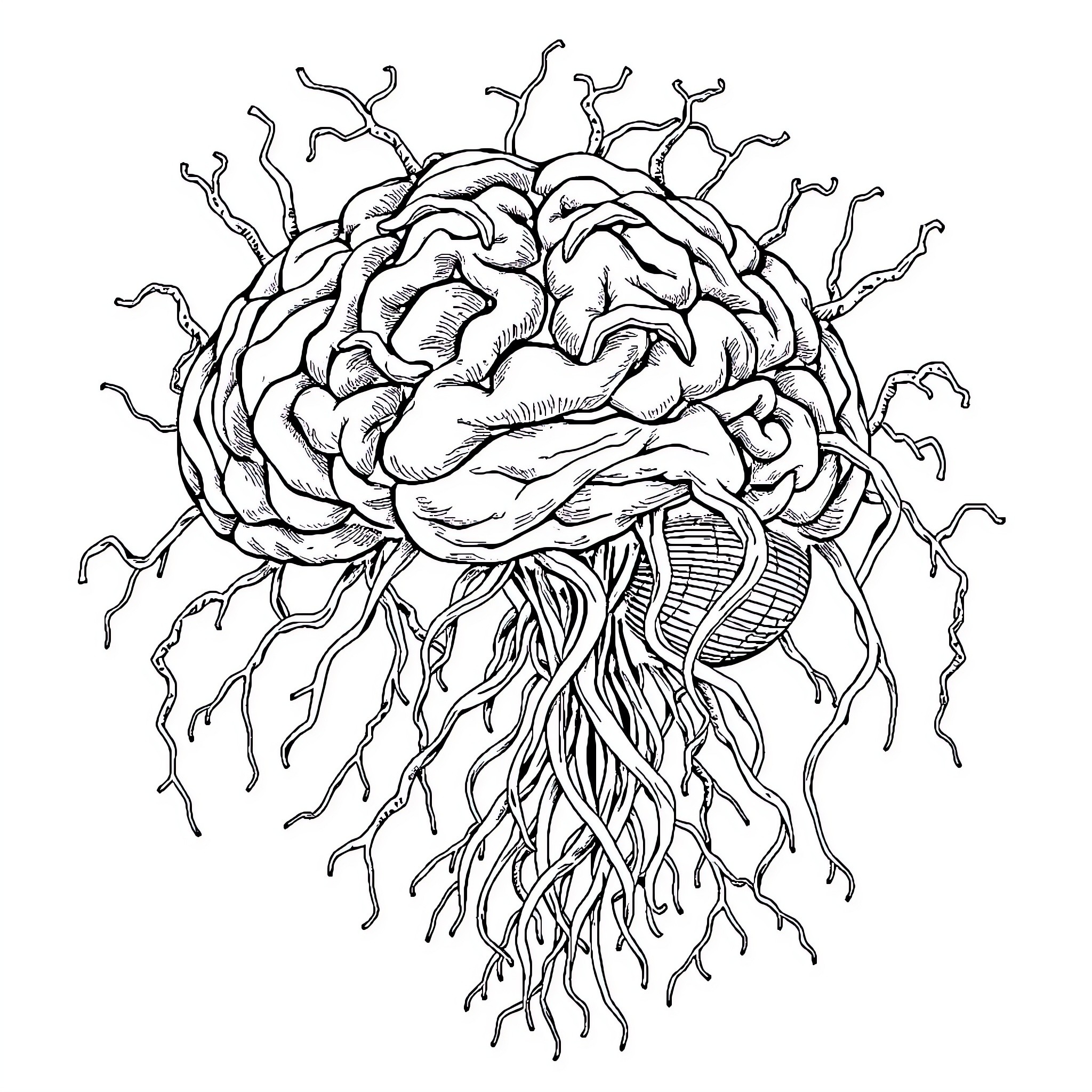Best Brain Coloring Pages (Free Printable PDF)