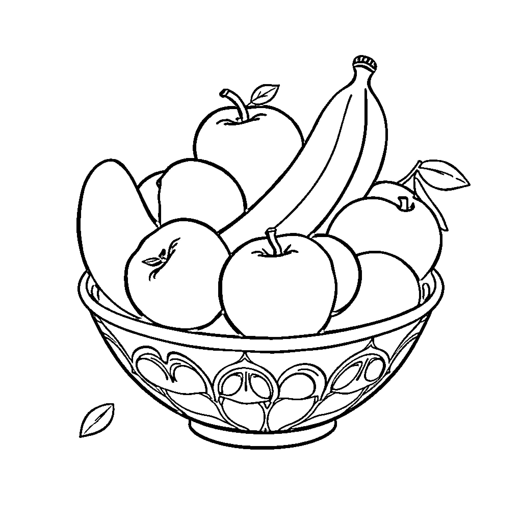 Best Fruit Coloring Pages (Free Printable PDF)
