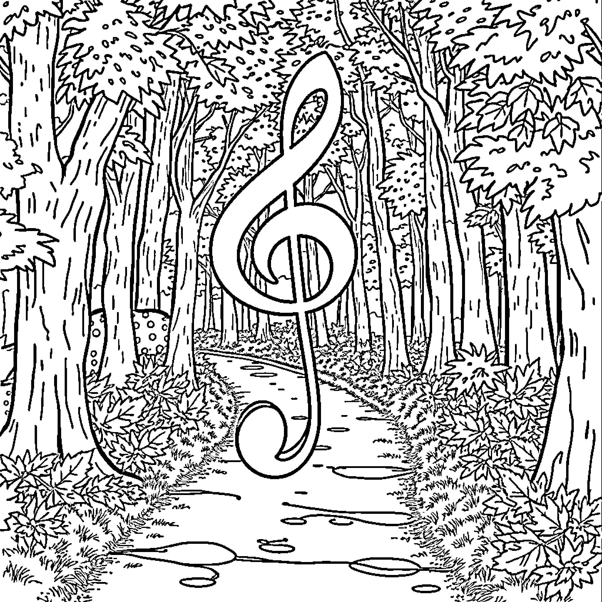 Best Treble Clef Coloring Pages (Free Printable PDF)