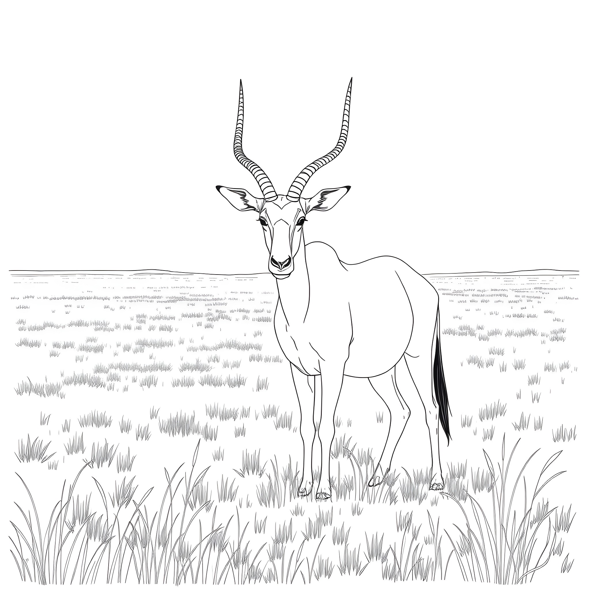 Best Oryx Coloring Pages (Free Printable PDF)