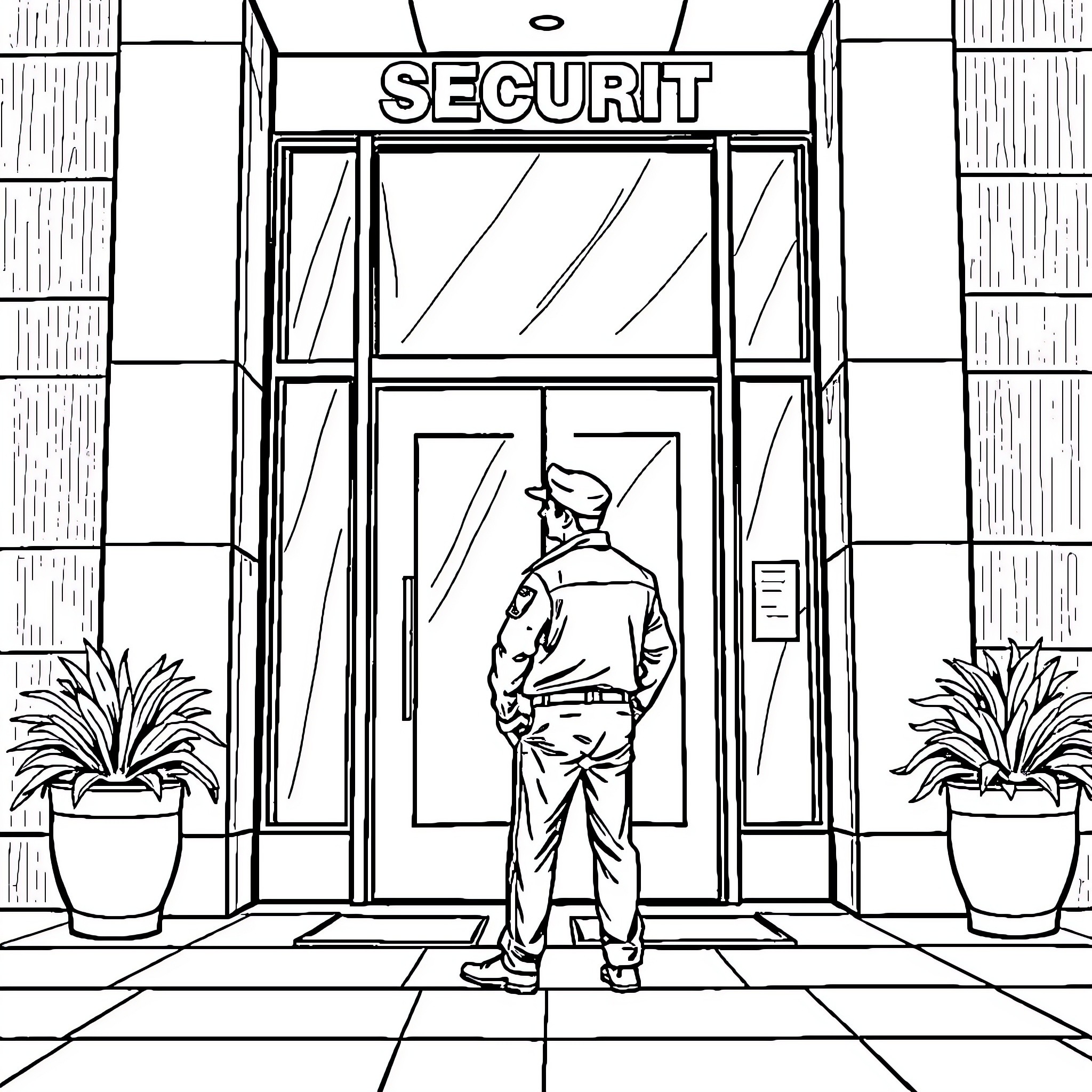 15 Best Security Guard Coloring Pages (Free Printable PDFs)