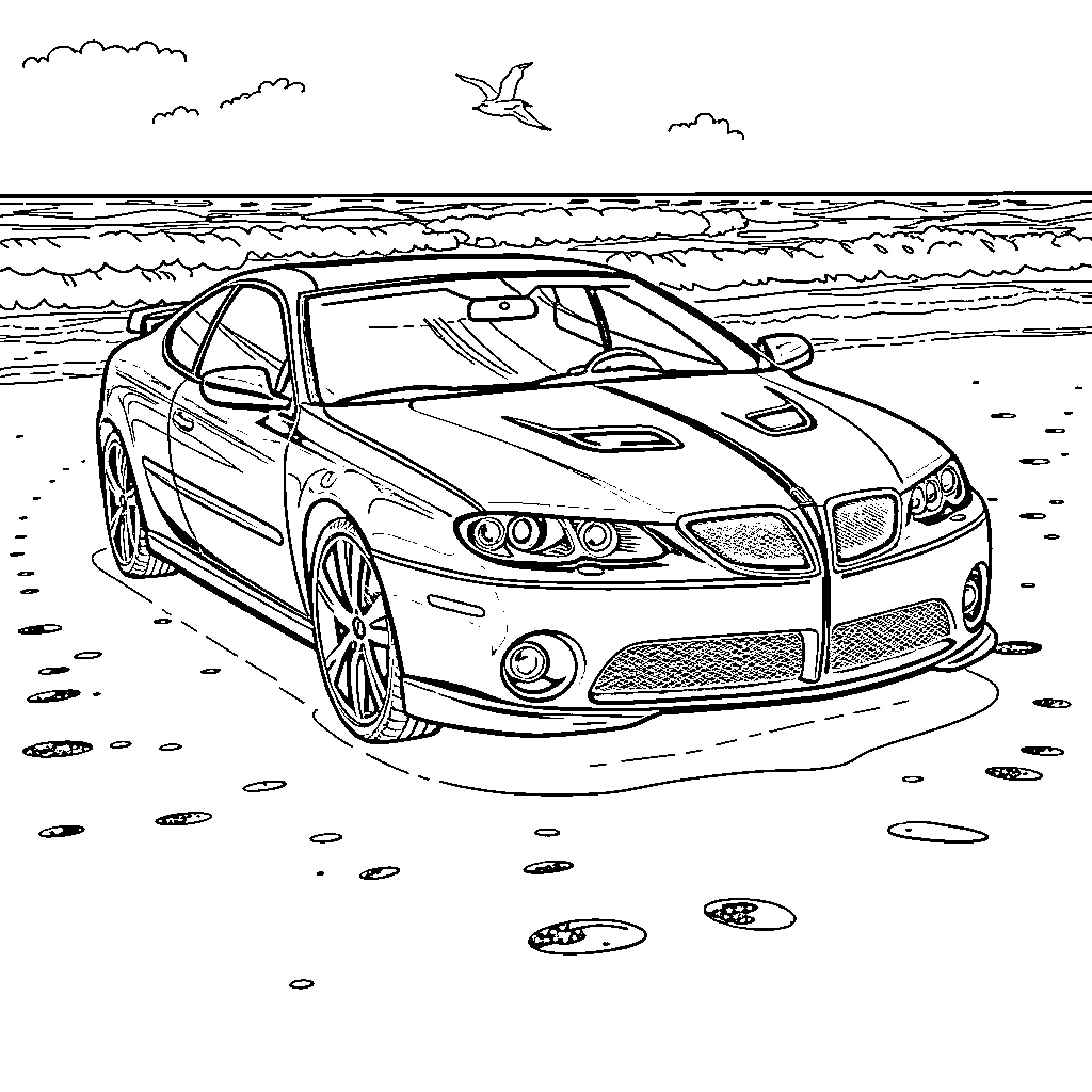 Best Pontiac G8 Coloring Pages (Free Printable PDF)