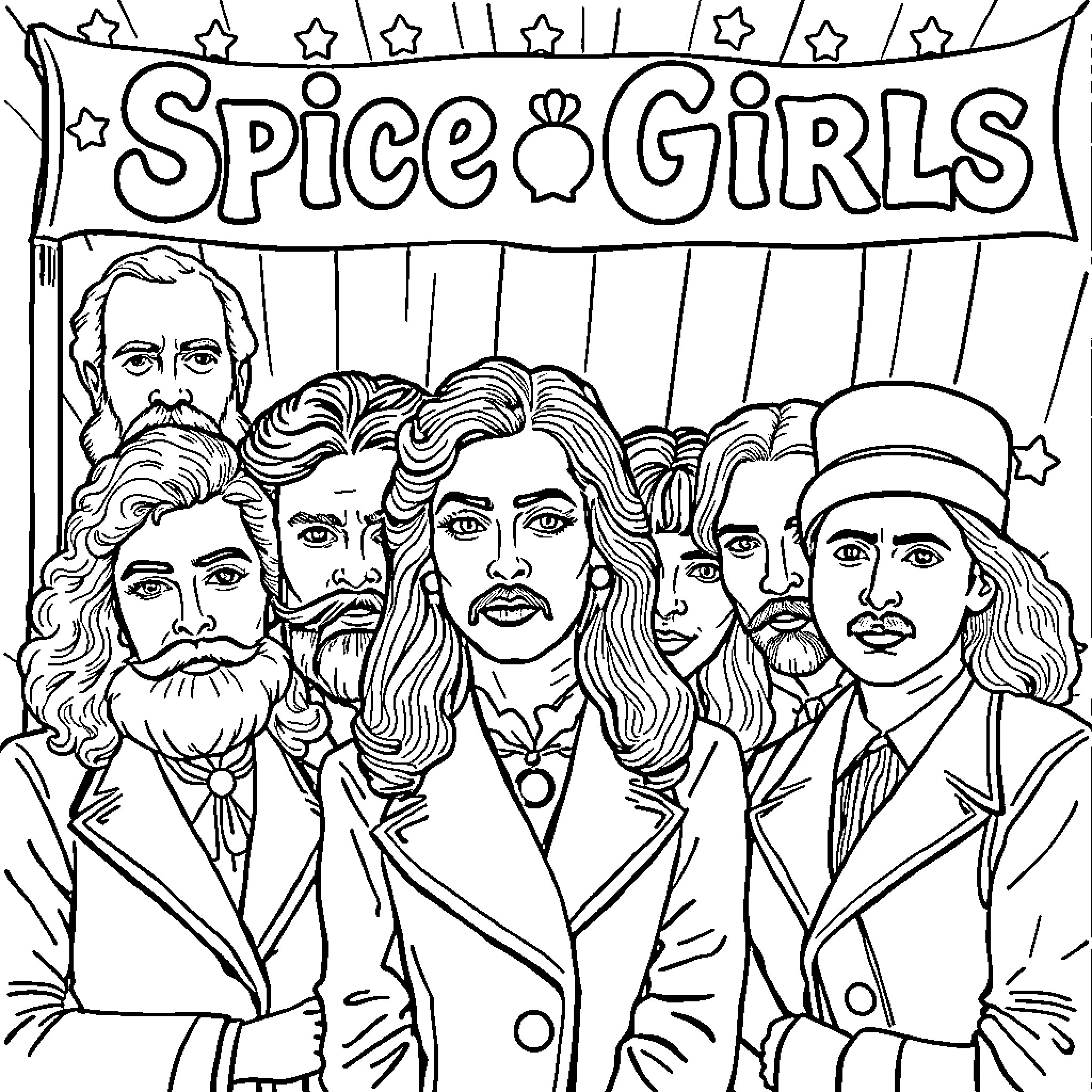 Best Spice Girls Coloring Pages (Free Printable PDF)