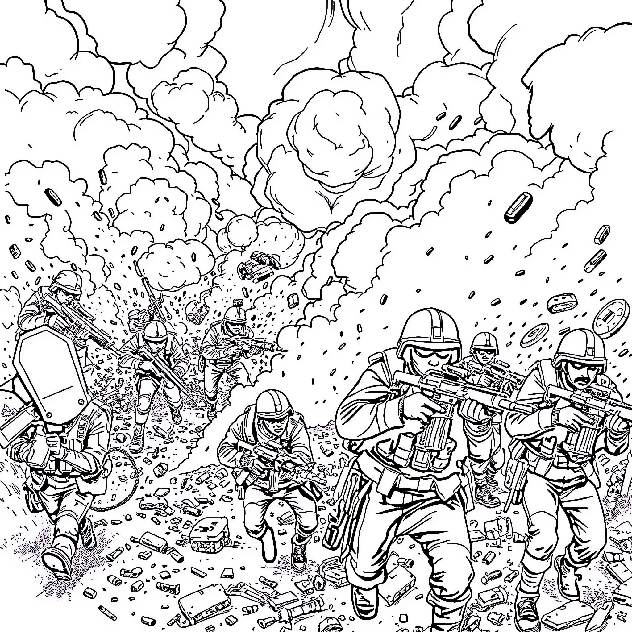 Best Warzone Coloring Pages (Free Printable PDF)