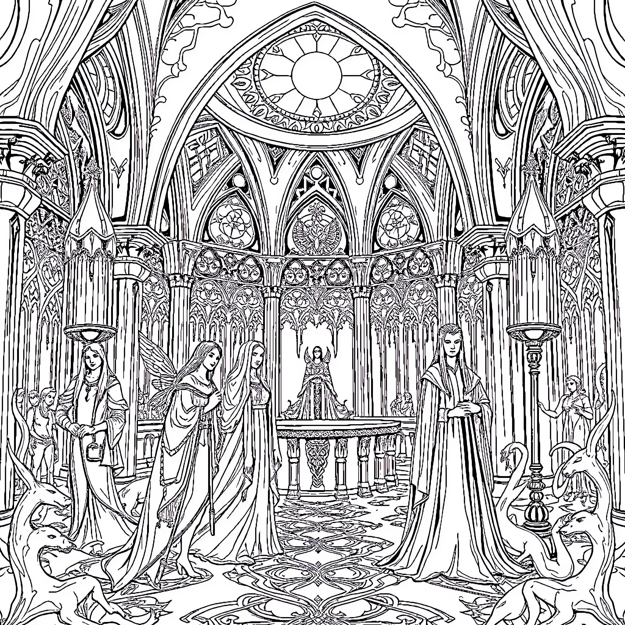 Best ACOTAR Coloring Pages (Free Printable PDF)