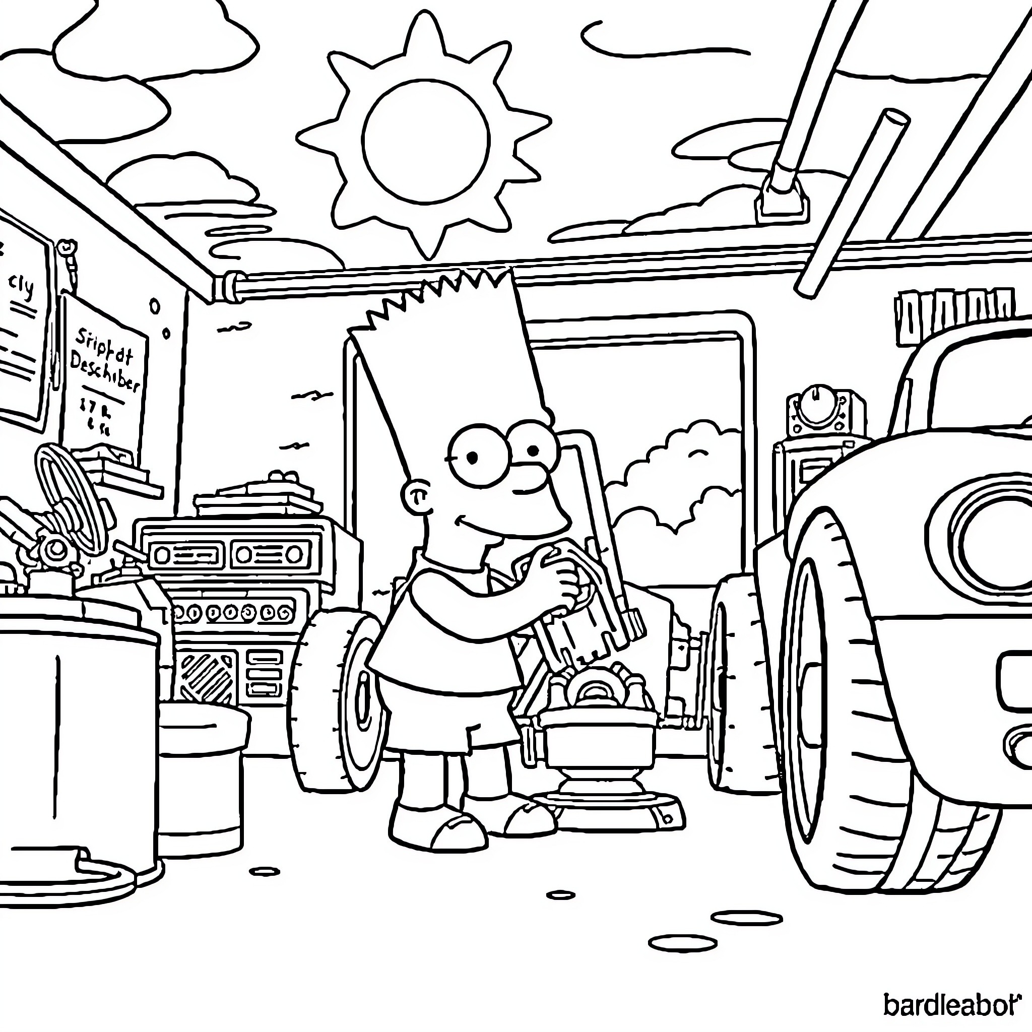 116 Best Bart Simpson Coloring Pages (Free Printable PDFs)