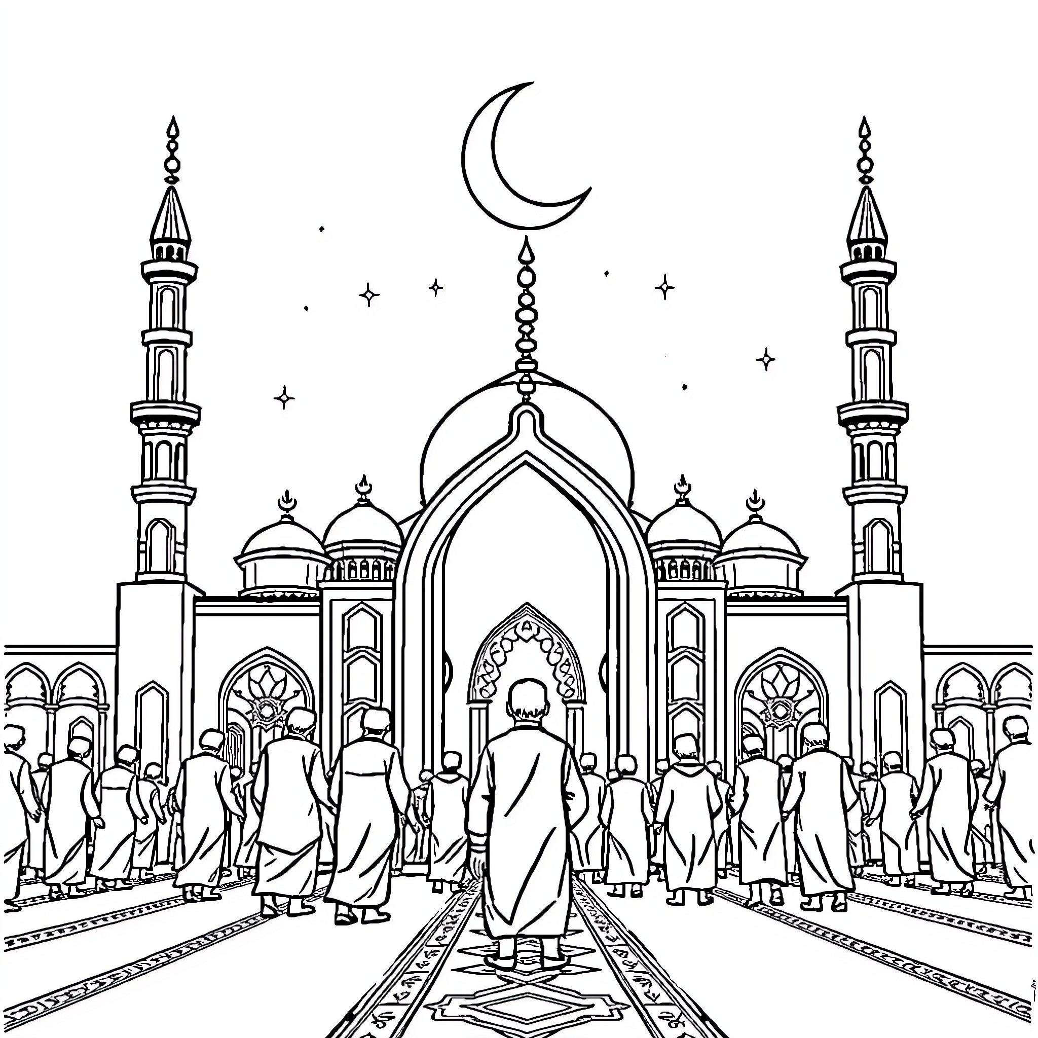 Best Islam Coloring Pages (Free Printable PDF)