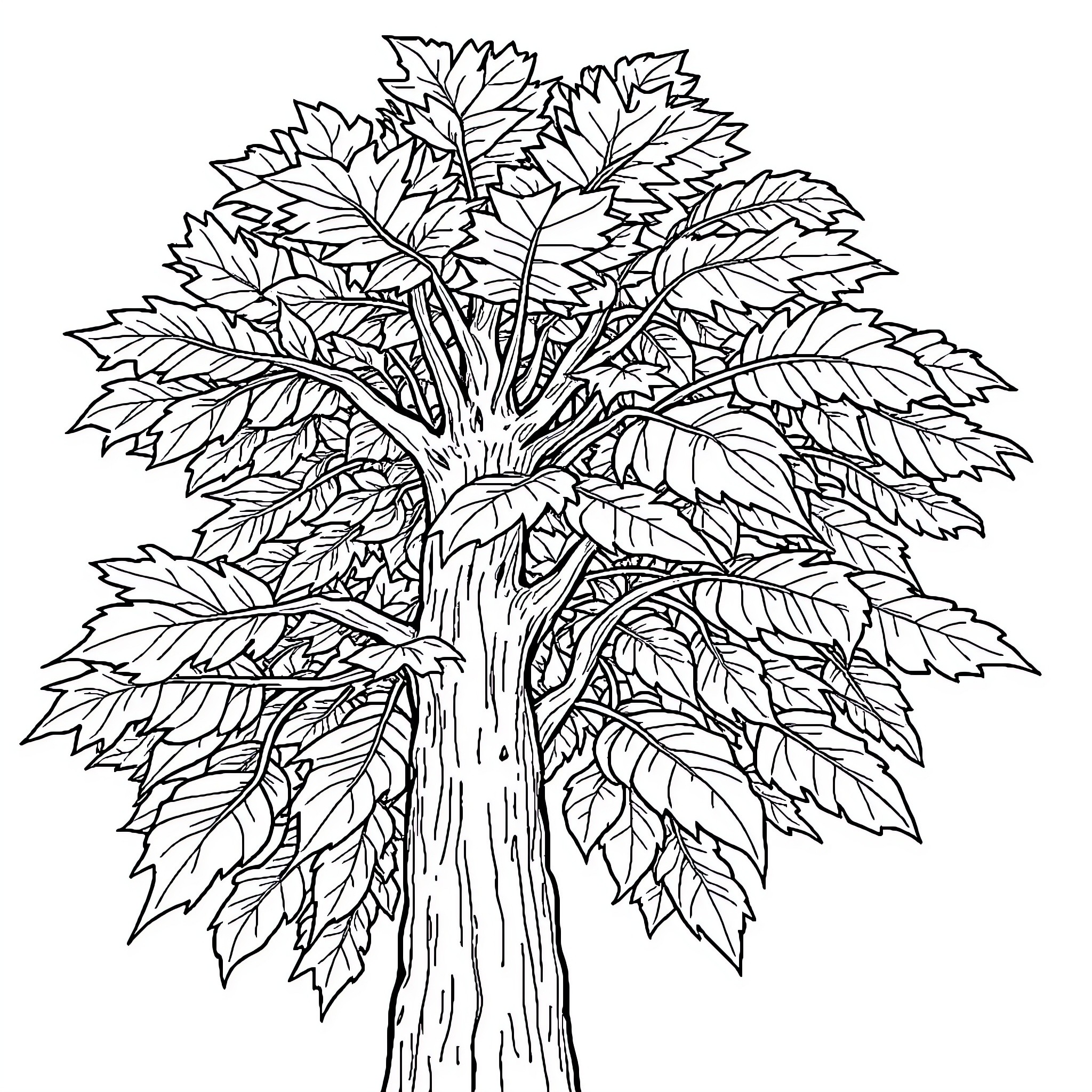 Best Piple Tree Coloring Pages (Free Printable PDF)