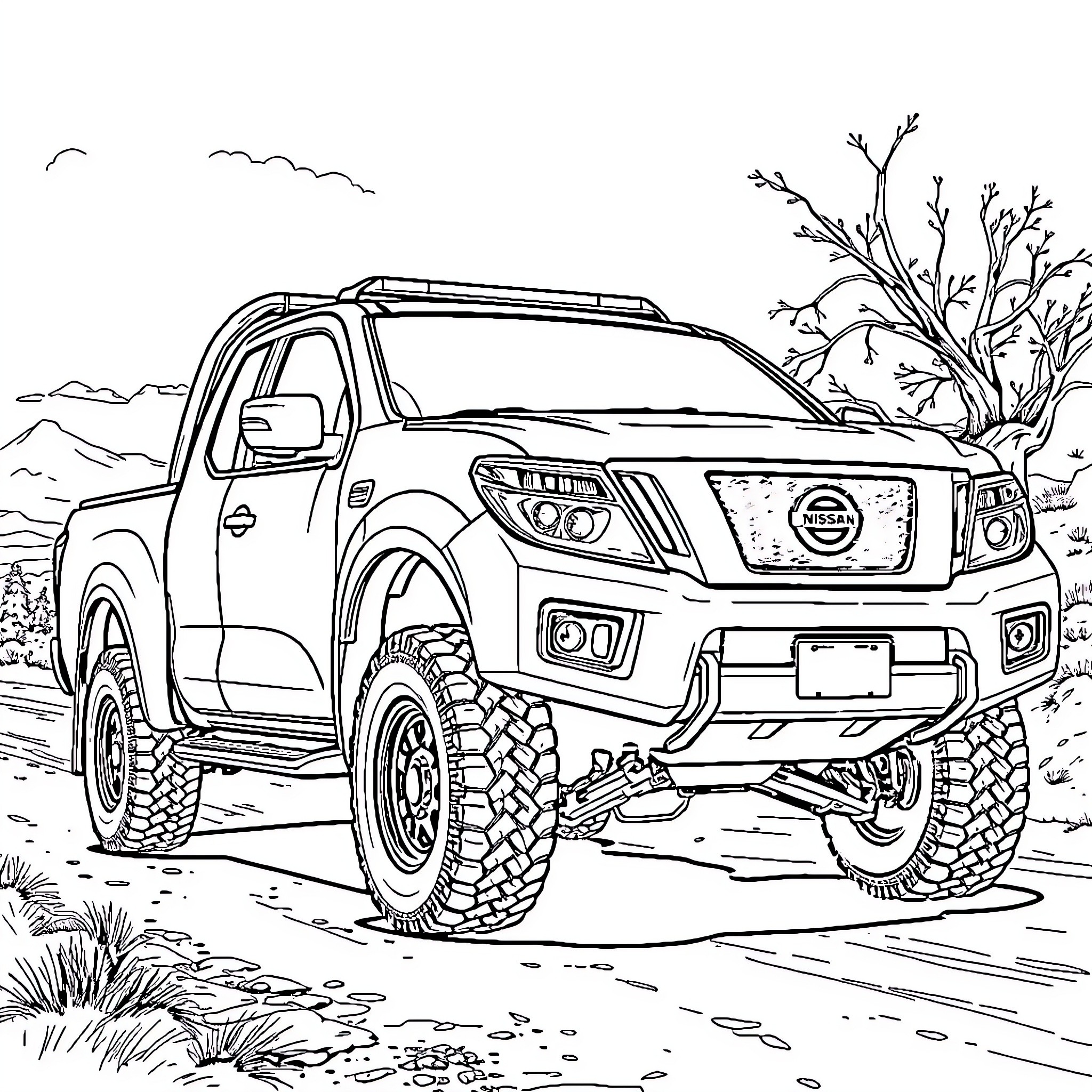 Best Nissan Coloring Pages (Free Printable PDF)