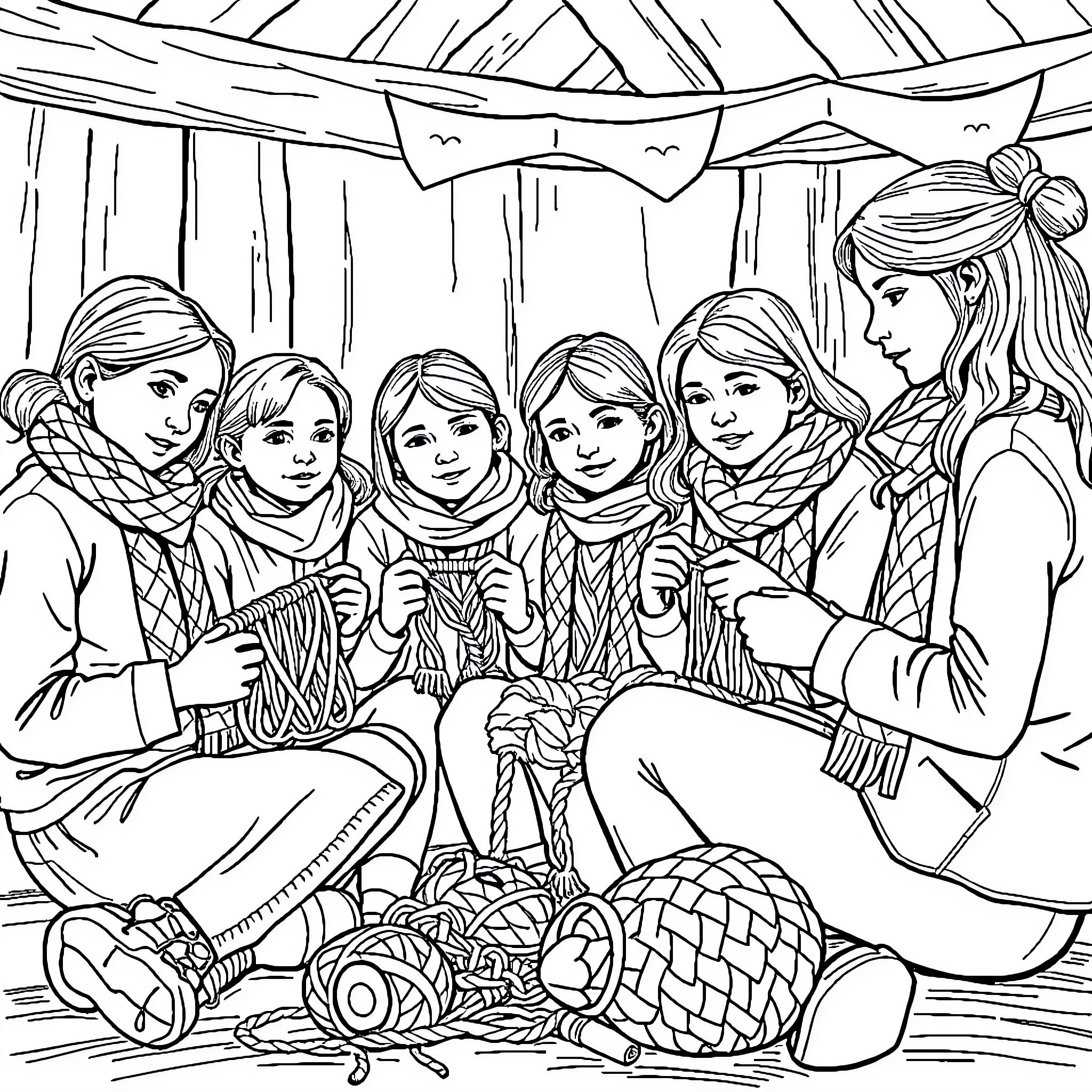 Best Girl Guide Coloring Pages (Free Printable PDF)