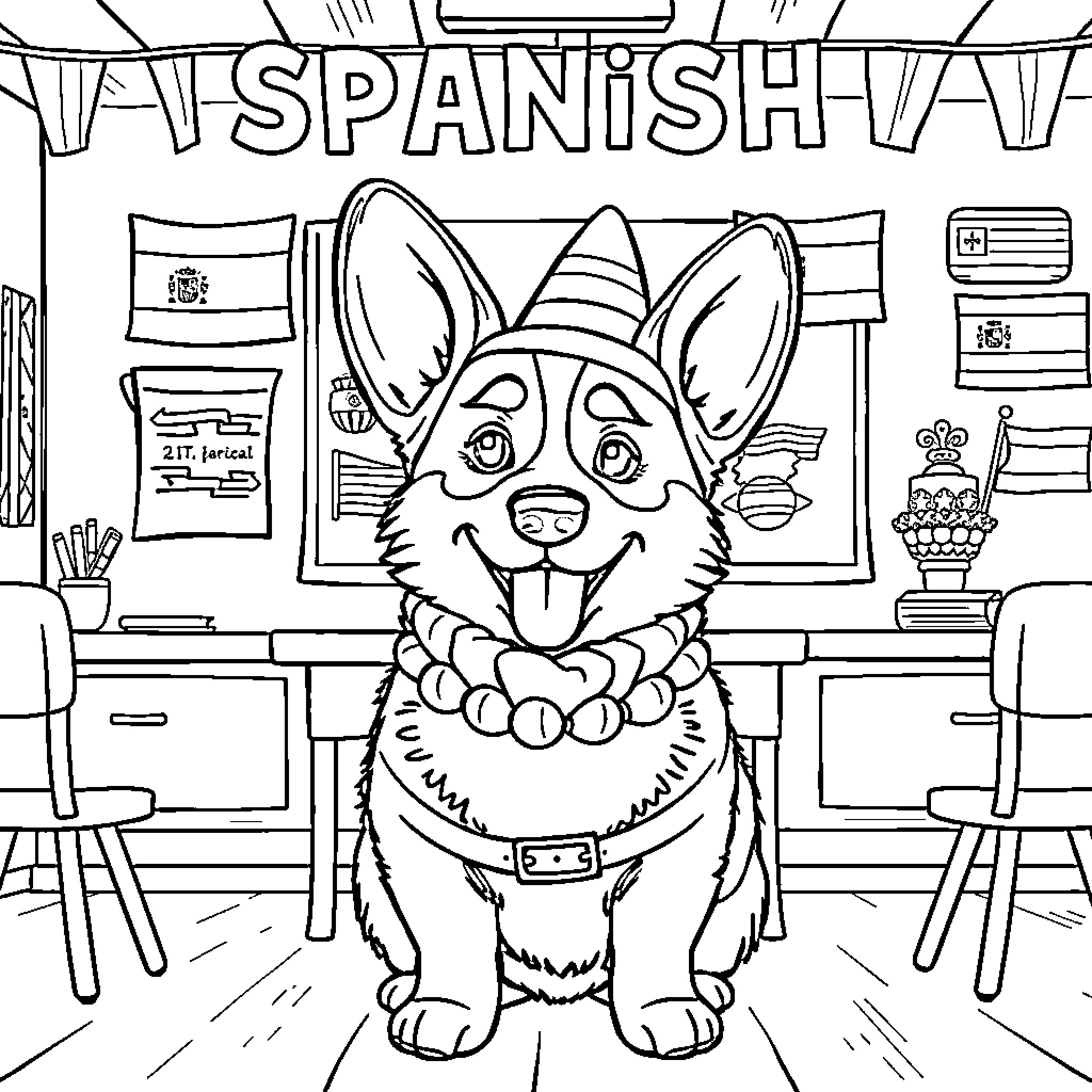 Best Corgi Coloring Pages (Free Printable PDF)