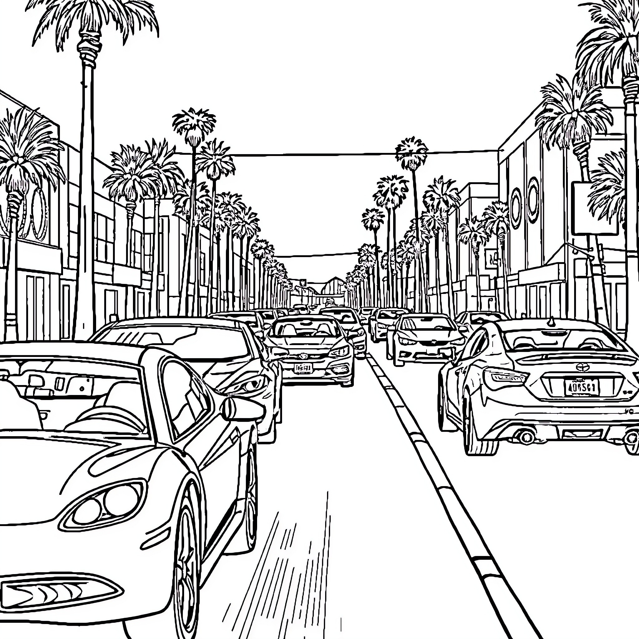 Best Car Coloring Pages (Free Printable PDF)