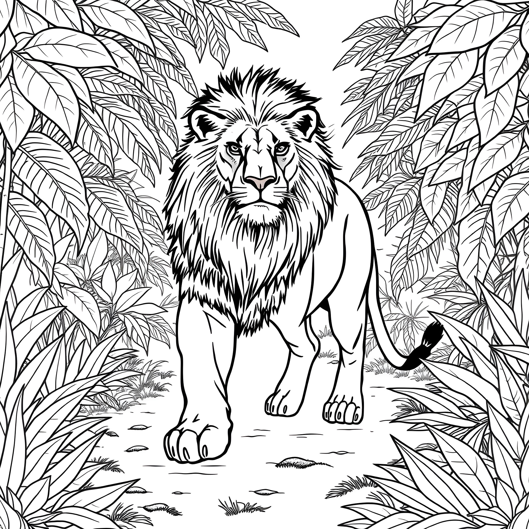 50 Best Lion Coloring Pages (Free Printable PDFs)