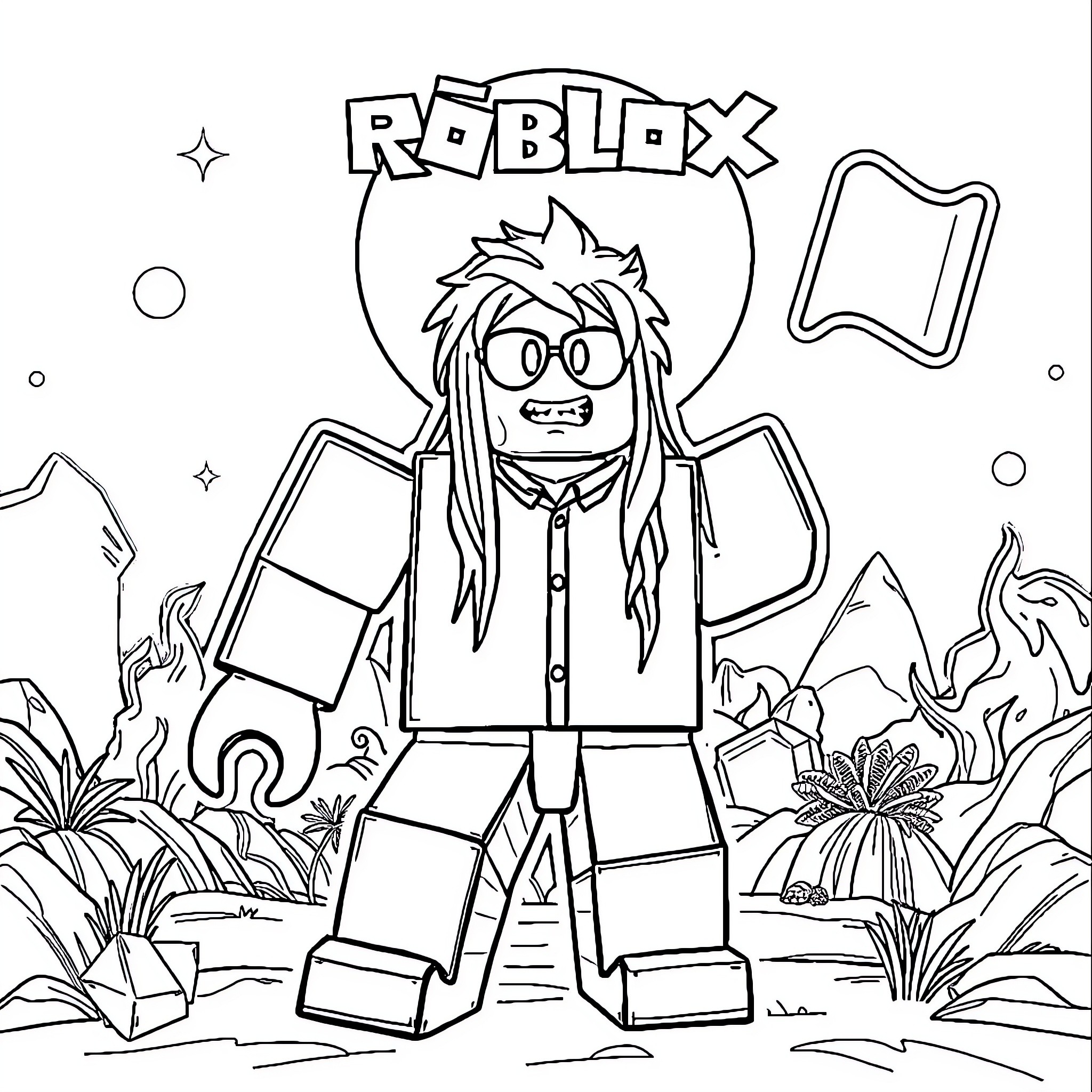 126 Best Roblox Coloring Pages (Free Printable PDFs)