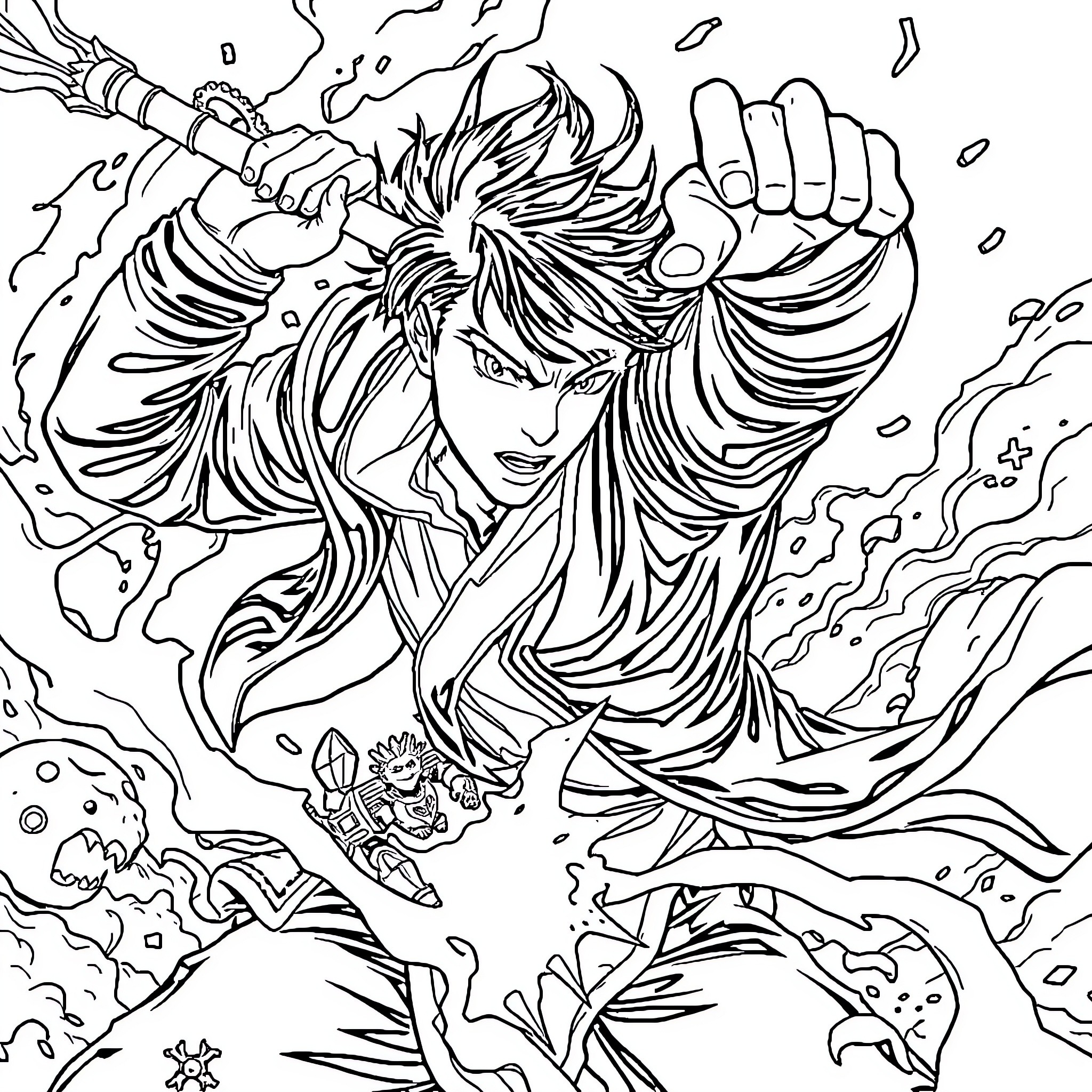 Best Sung Jin Woo Coloring Pages (Free Printable PDF)