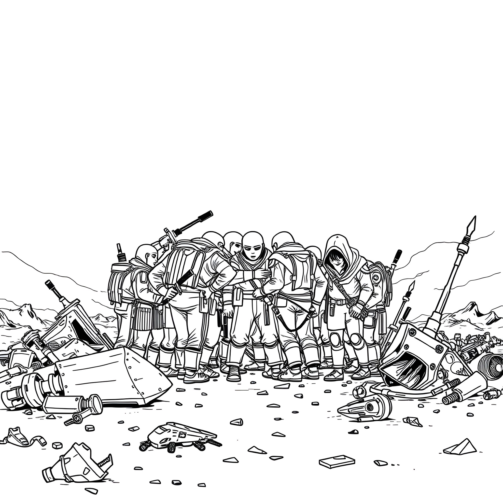 9 Best Survivor Coloring Pages (Free Printable PDFs)