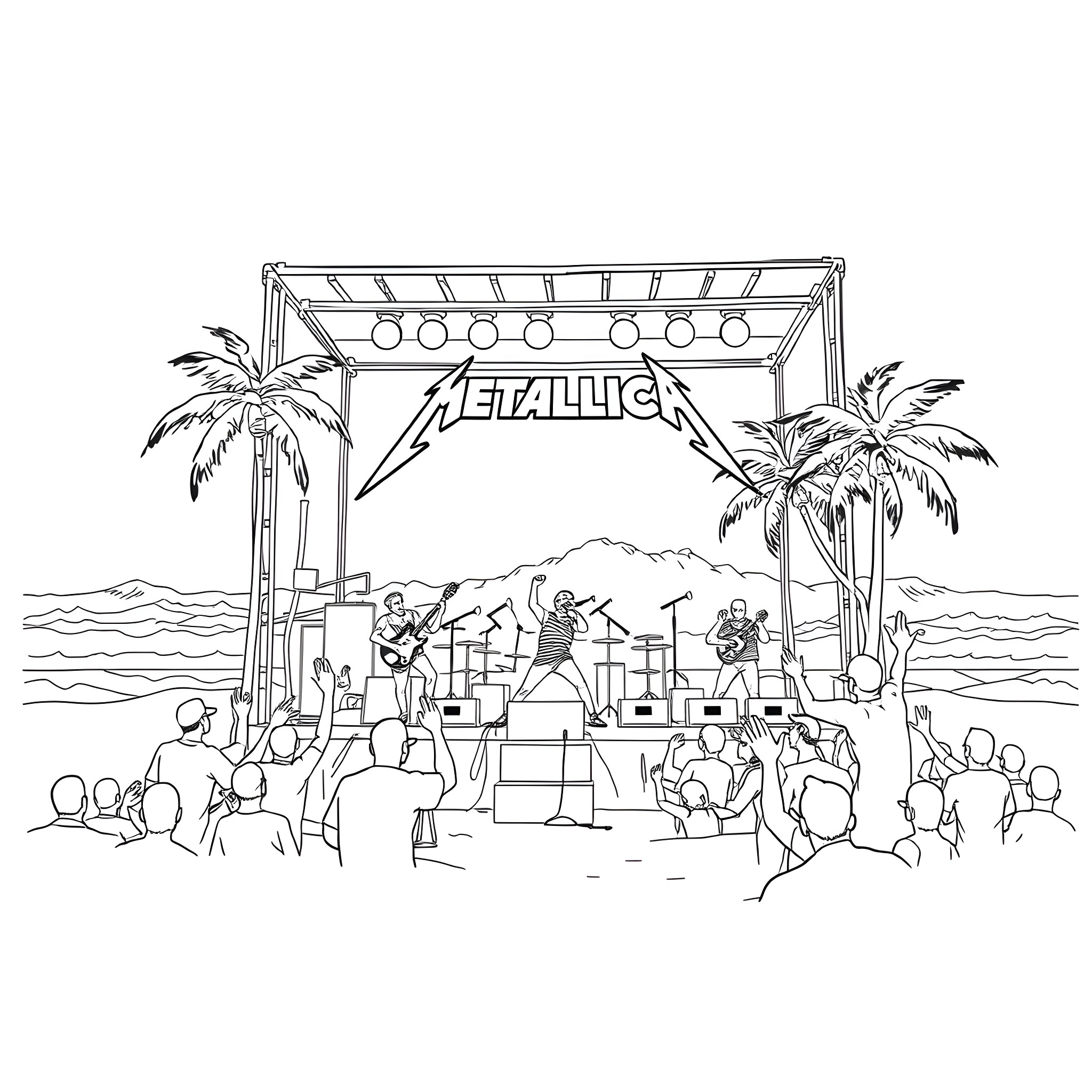 Best Metallica Coloring Pages (Free Printable PDF)