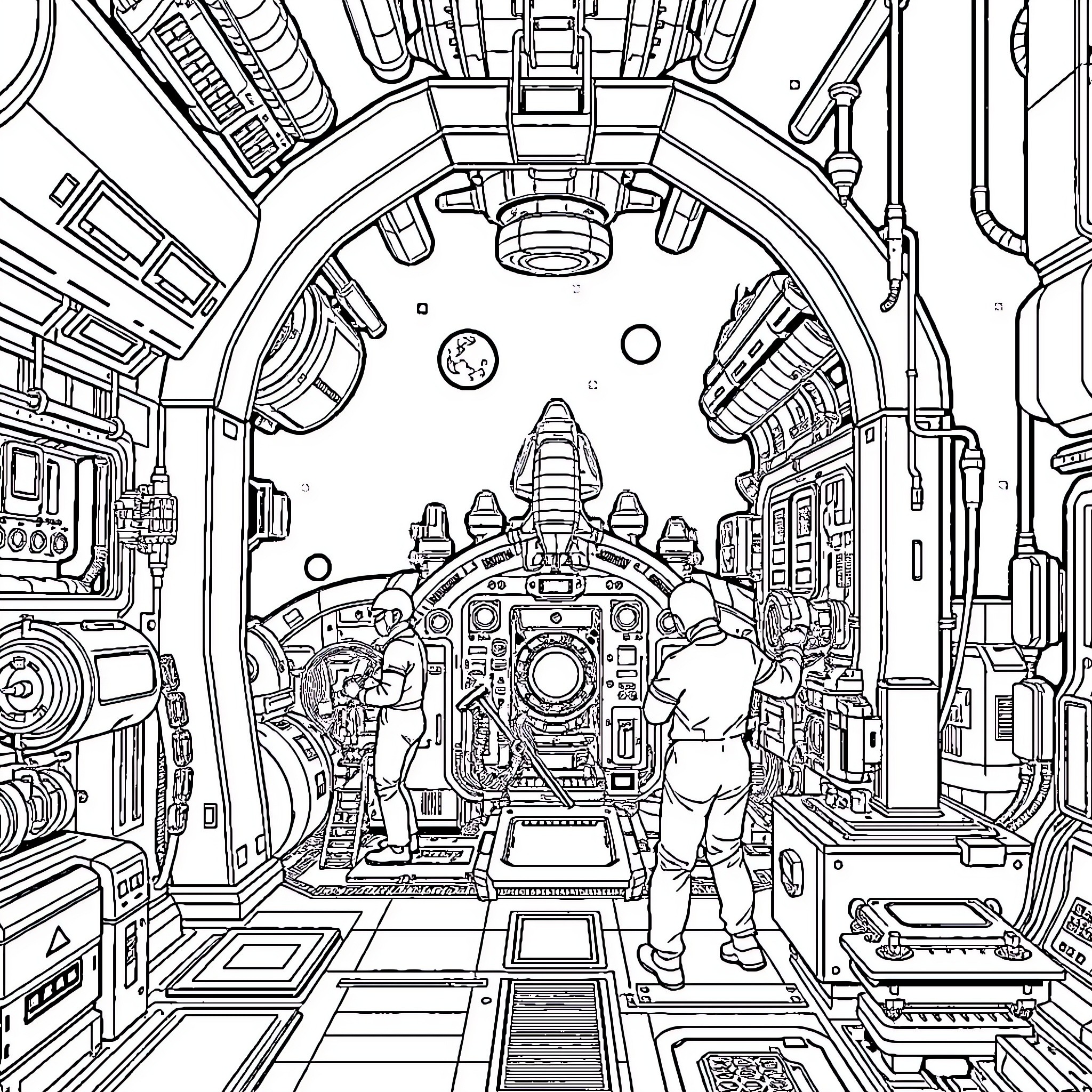 4 Best Space Station Coloring Pages (Free Printable PDFs)