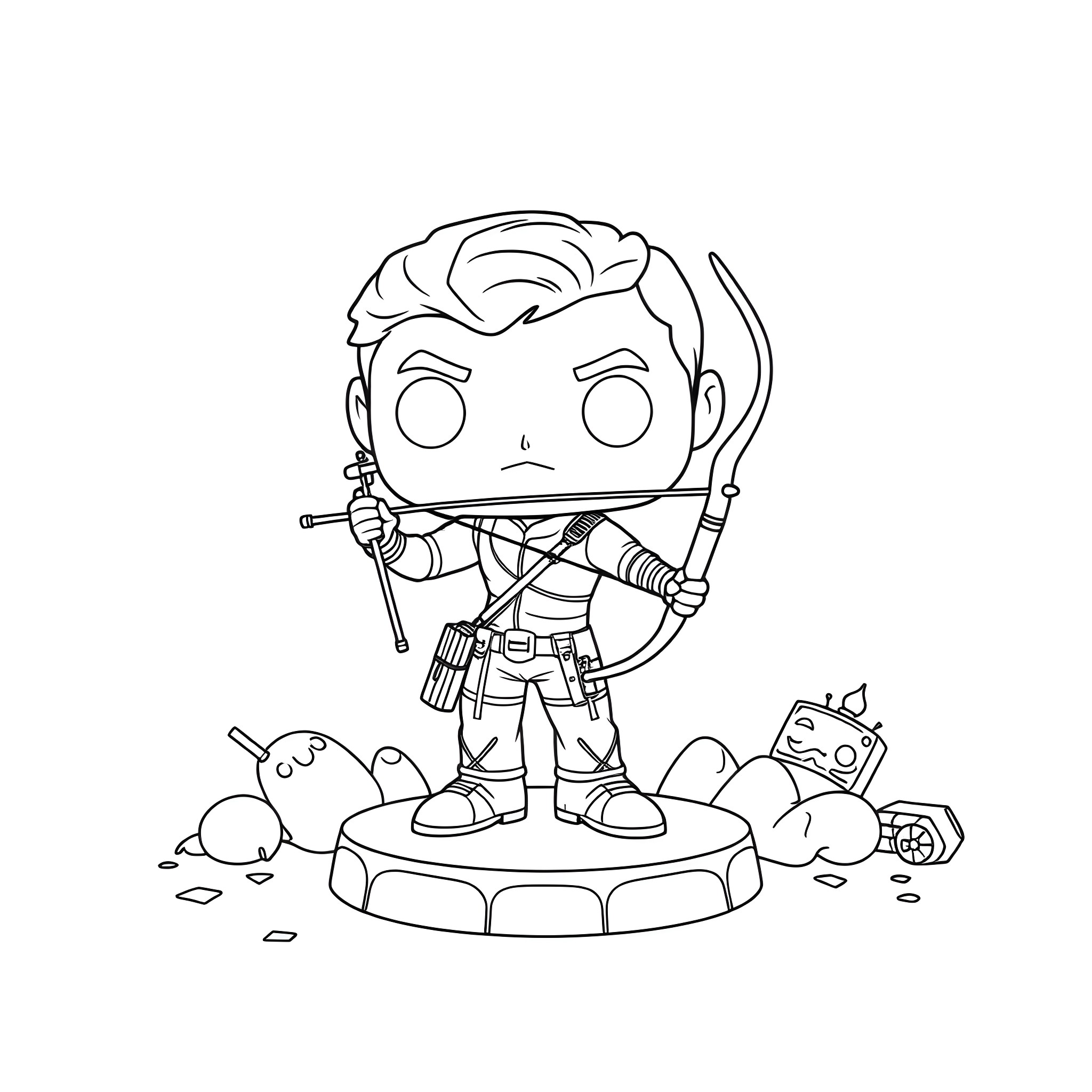 Best Hawkeye Coloring Pages (Free Printable PDF)